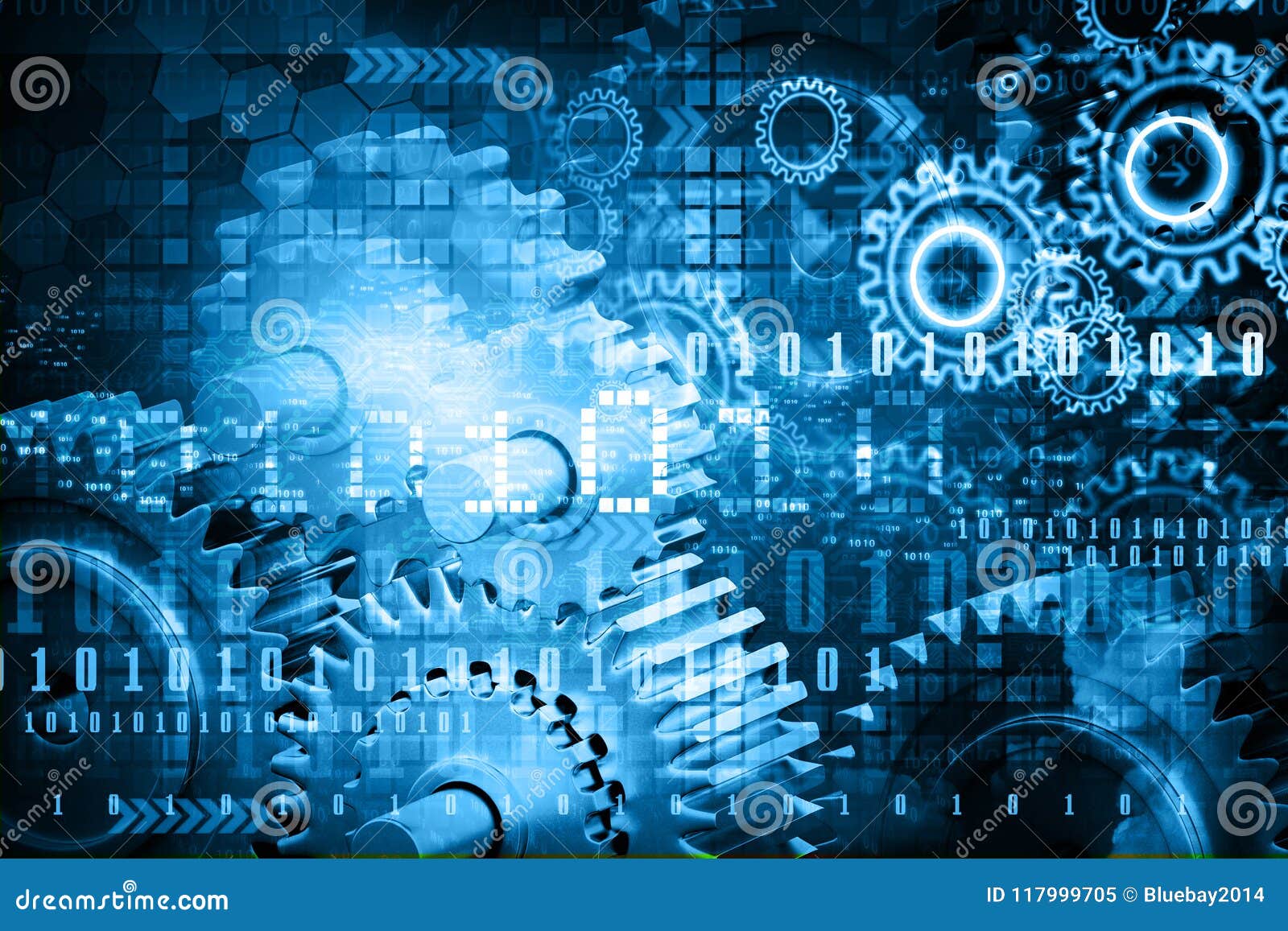 Internet Technology Background Stock Illustration - Illustration of ...