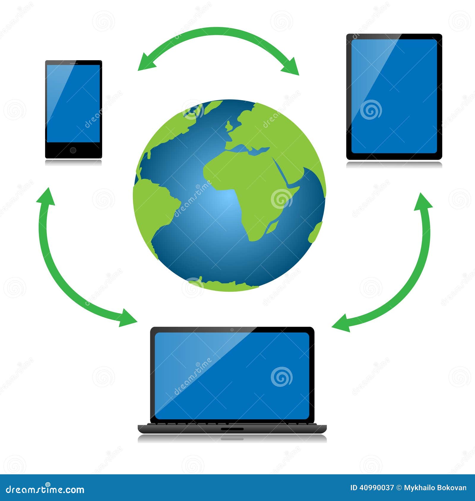 Internet technology stock vector. Illustration of internet - 40990037