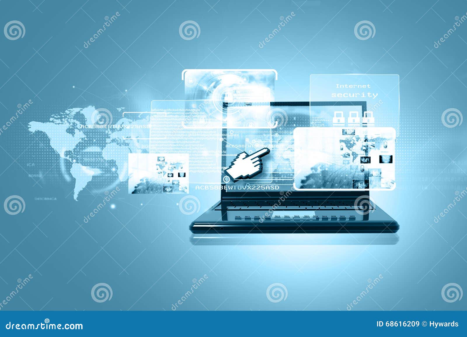 Internet technology stock illustration. Illustration of fiber - 68616209