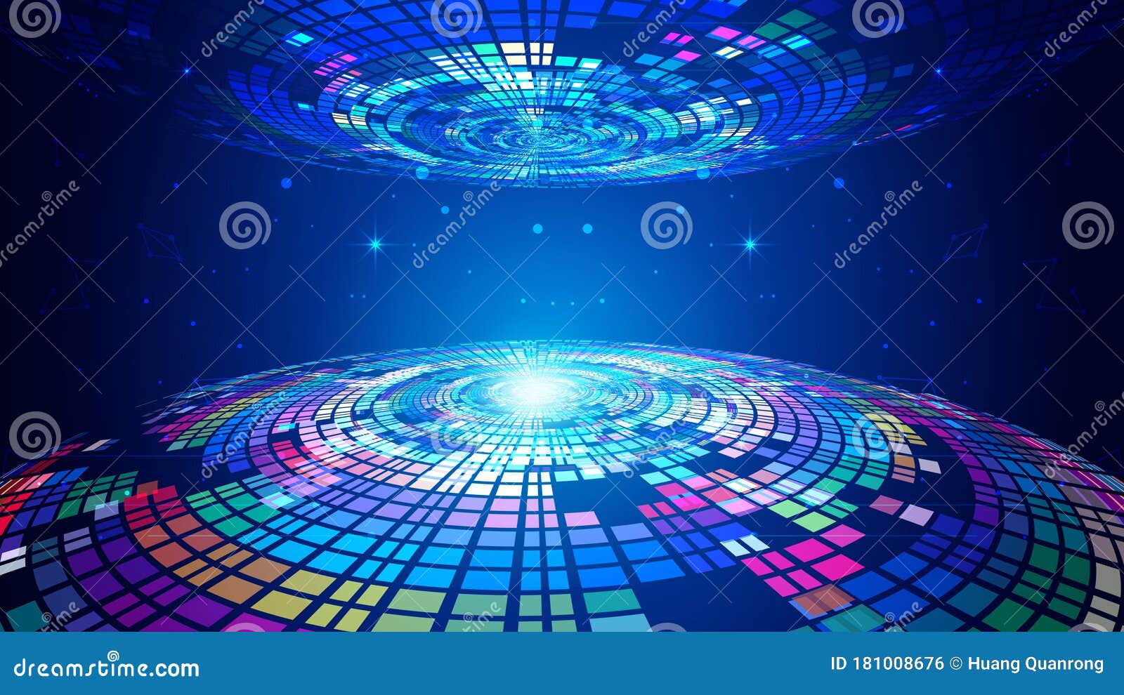 Internet Technology Poster Background. Stock Illustration ...