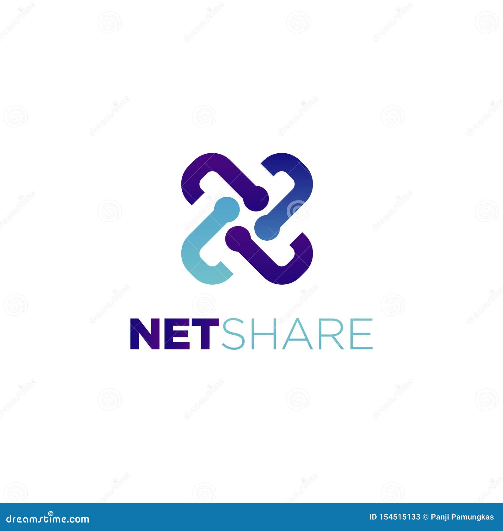 Internet Technology Share Logo Symbol Icon Stock Illustration ...