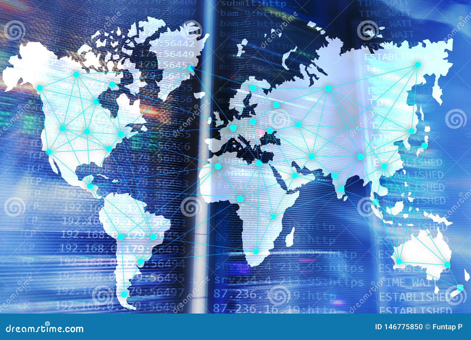 Internet Map Wallpaper