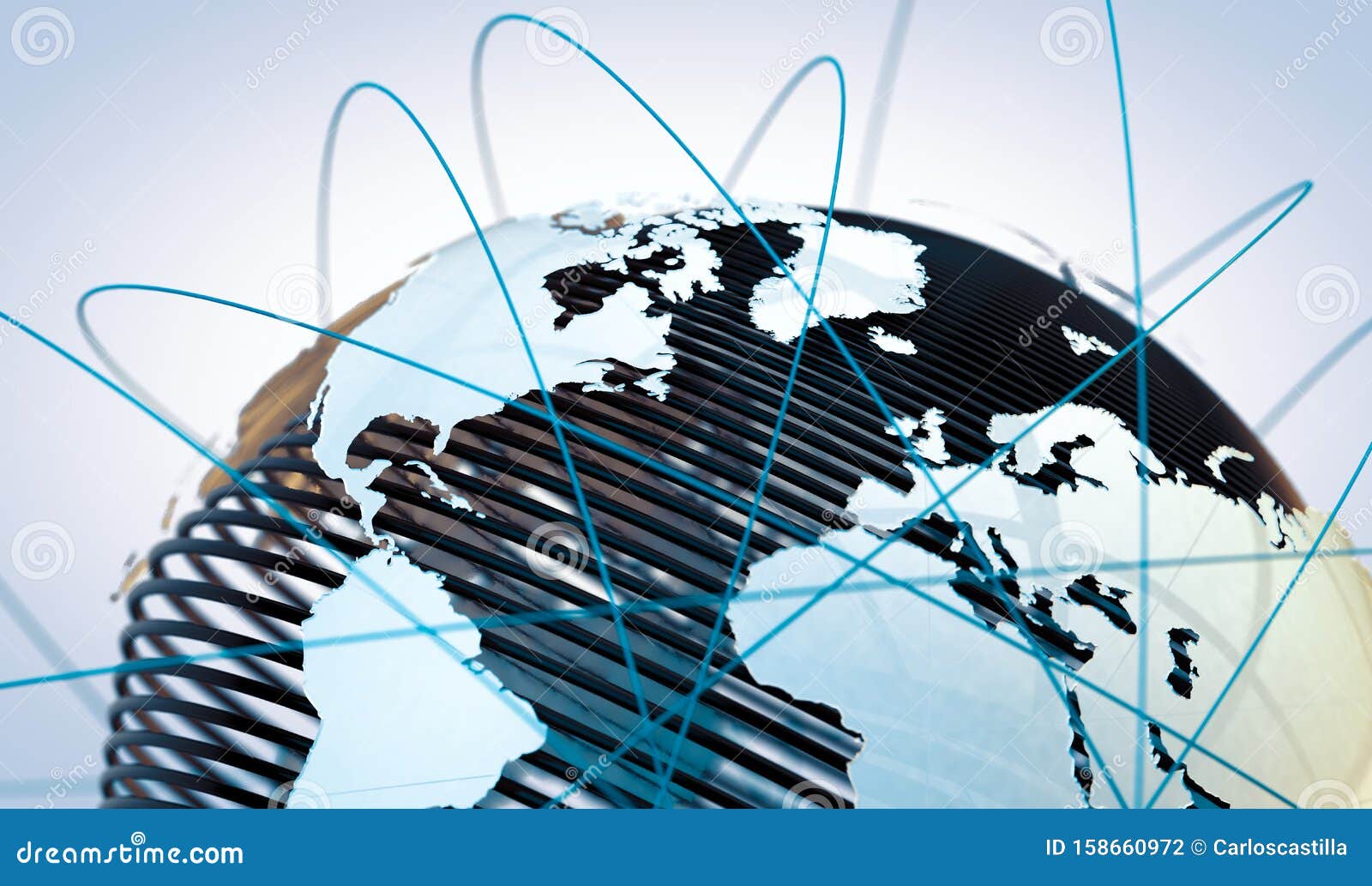 Internet and Telecommunication Stock Illustration - Illustration of ...