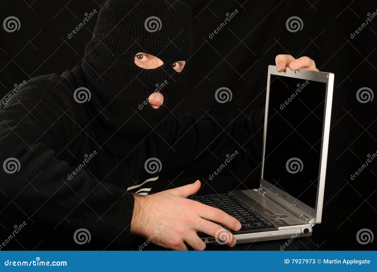 Internet theft stock image. Image of computer, adult, laptop - 7927973