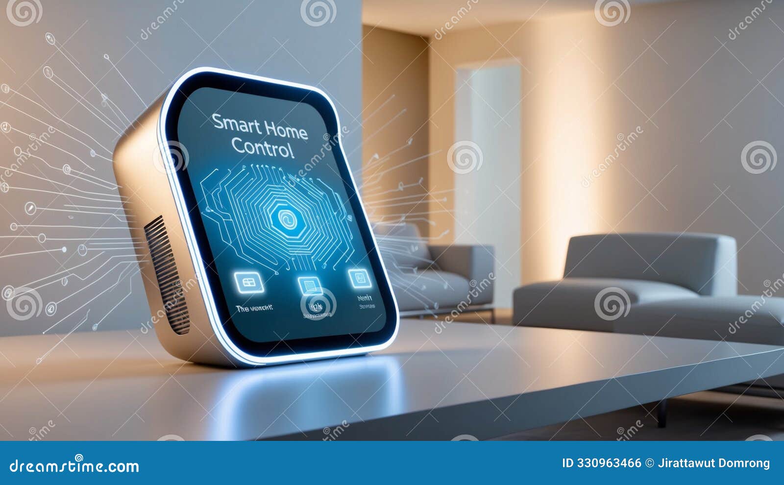 Internet of Thing. IOT Technology for Controlling Everything Stock ...