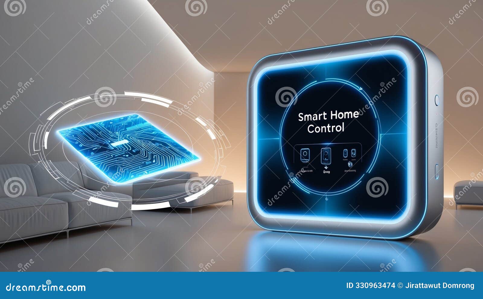 Internet of Thing. IOT Technology for Controlling Everything Stock ...