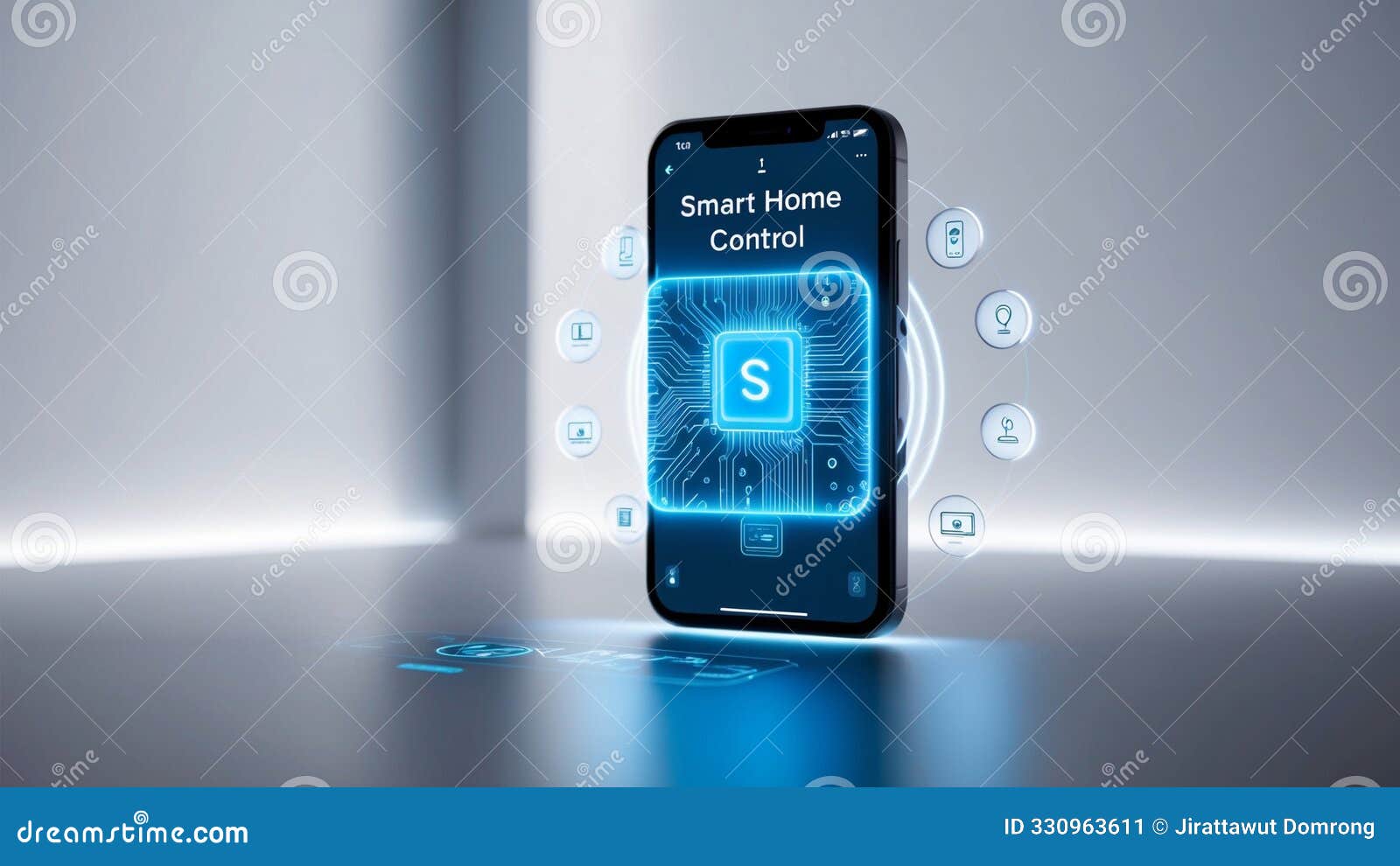 Internet of Thing. IOT Technology for Controlling Everything Stock ...