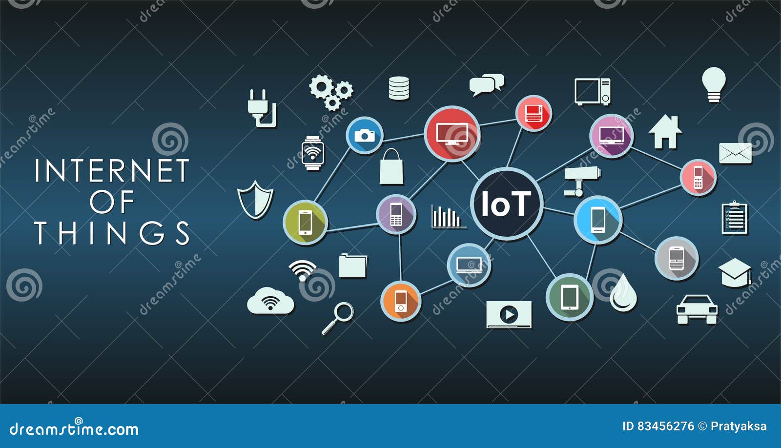Internet of Things Abstract Concept Illustration Stock Vector ...