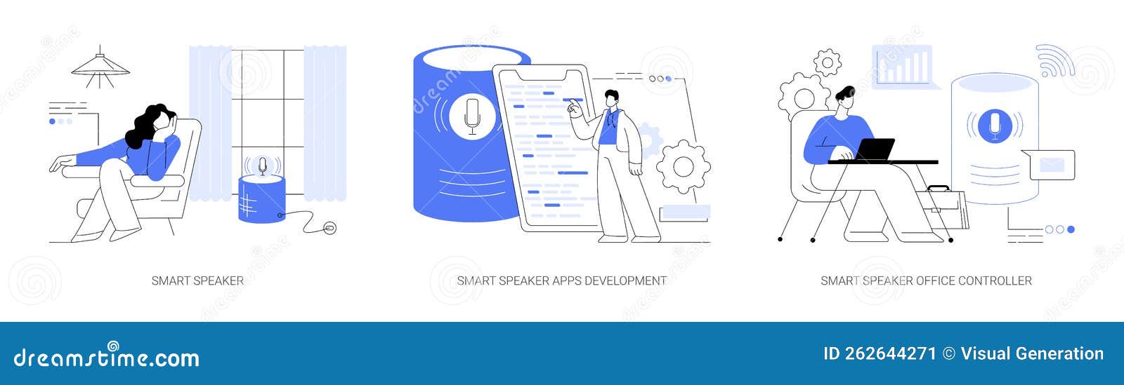 Internet of Things Abstract Concept Vector Illustrations. Stock Vector ...