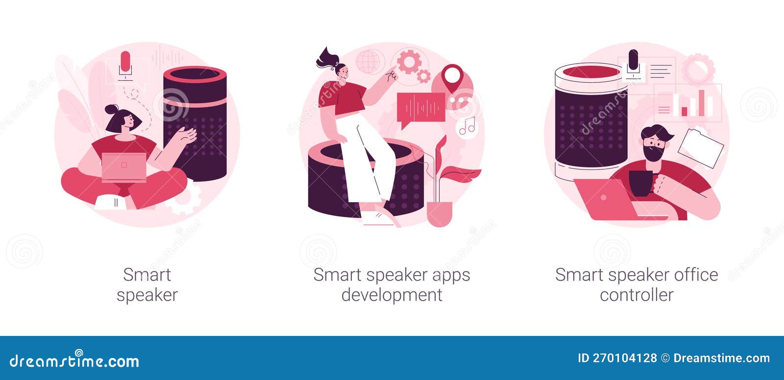 Internet of Things Abstract Concept Vector Illustrations. Stock Vector ...