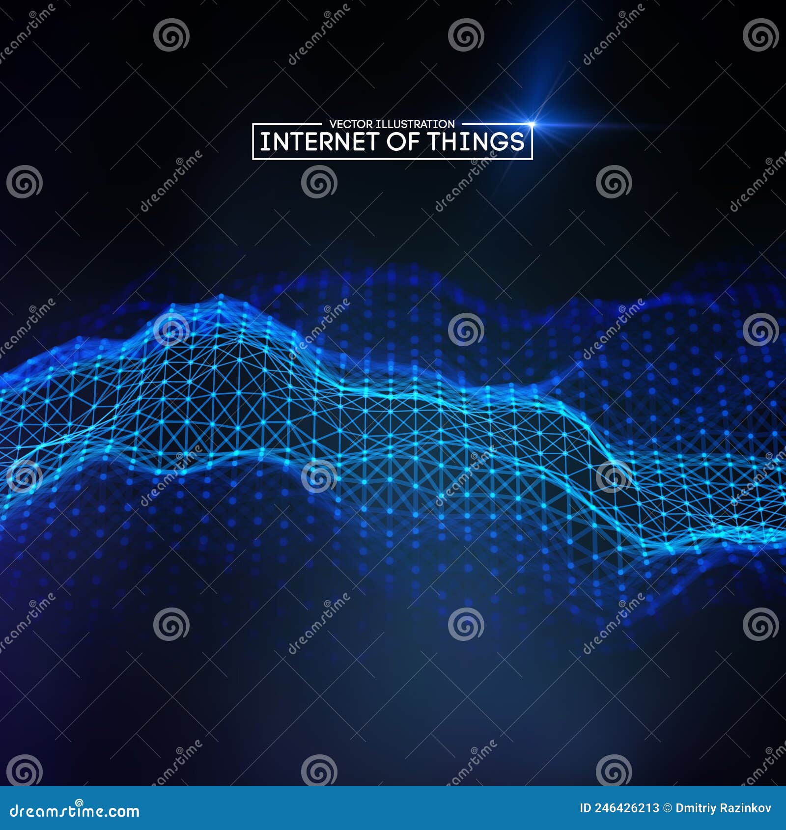 Internet of Things Background. Iot Technology Background EPS 10 Stock ...