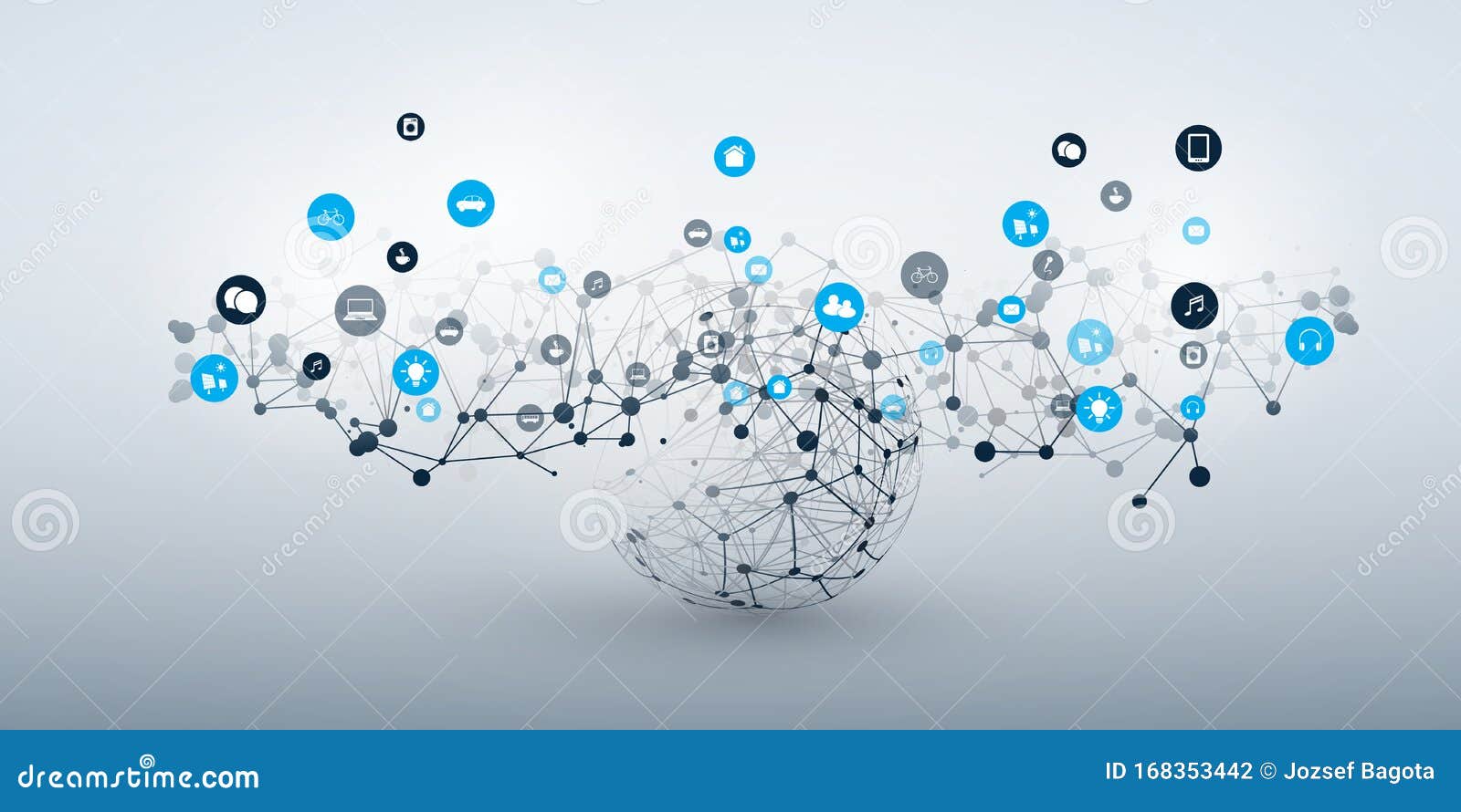 Digital Network Connections Stock Illustrations – 39,920 Digital ...