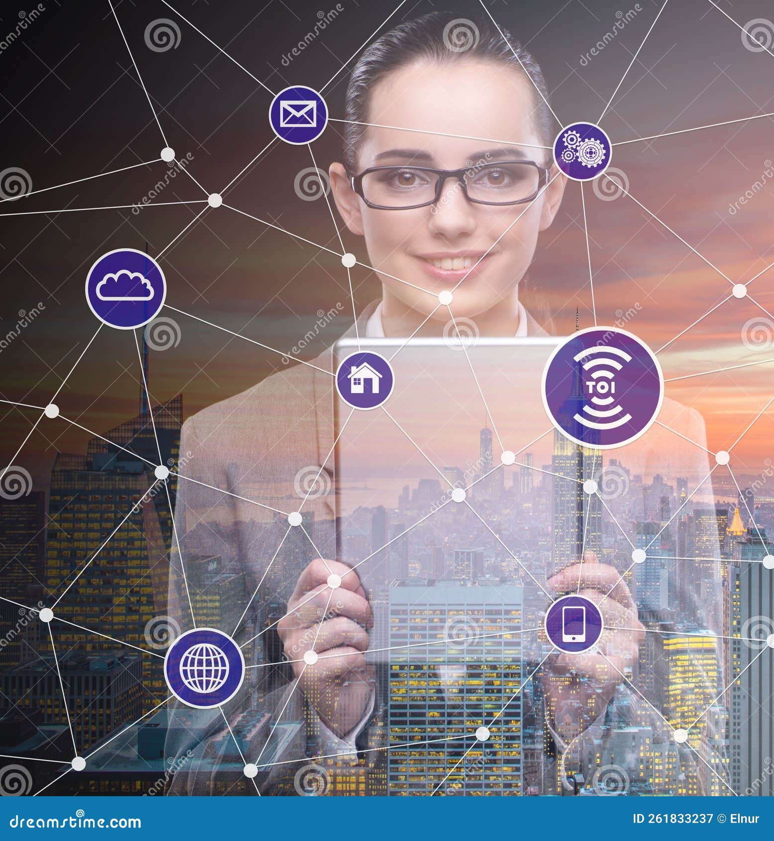 Internet of Things Concept with Businesswoman Stock Image - Image of ... Internet of Things Concept with Businesswoman Stock Image - Image of ...