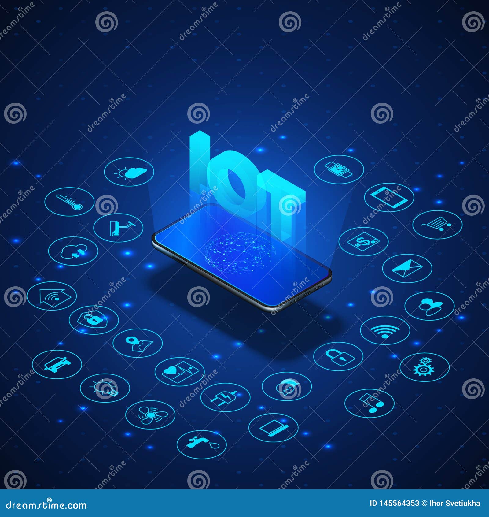 Internet of Things Concept. IOT Isometric Banner. Digital Global ... Internet of Things Concept. IOT Isometric Banner. Digital Global ...