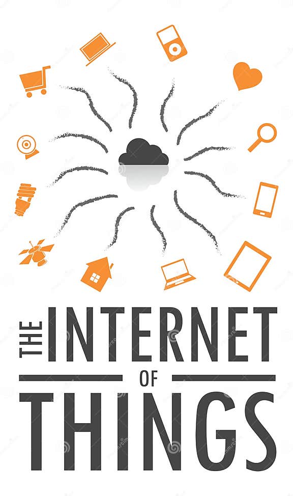 Internet of things concept stock illustration. Illustration of ...