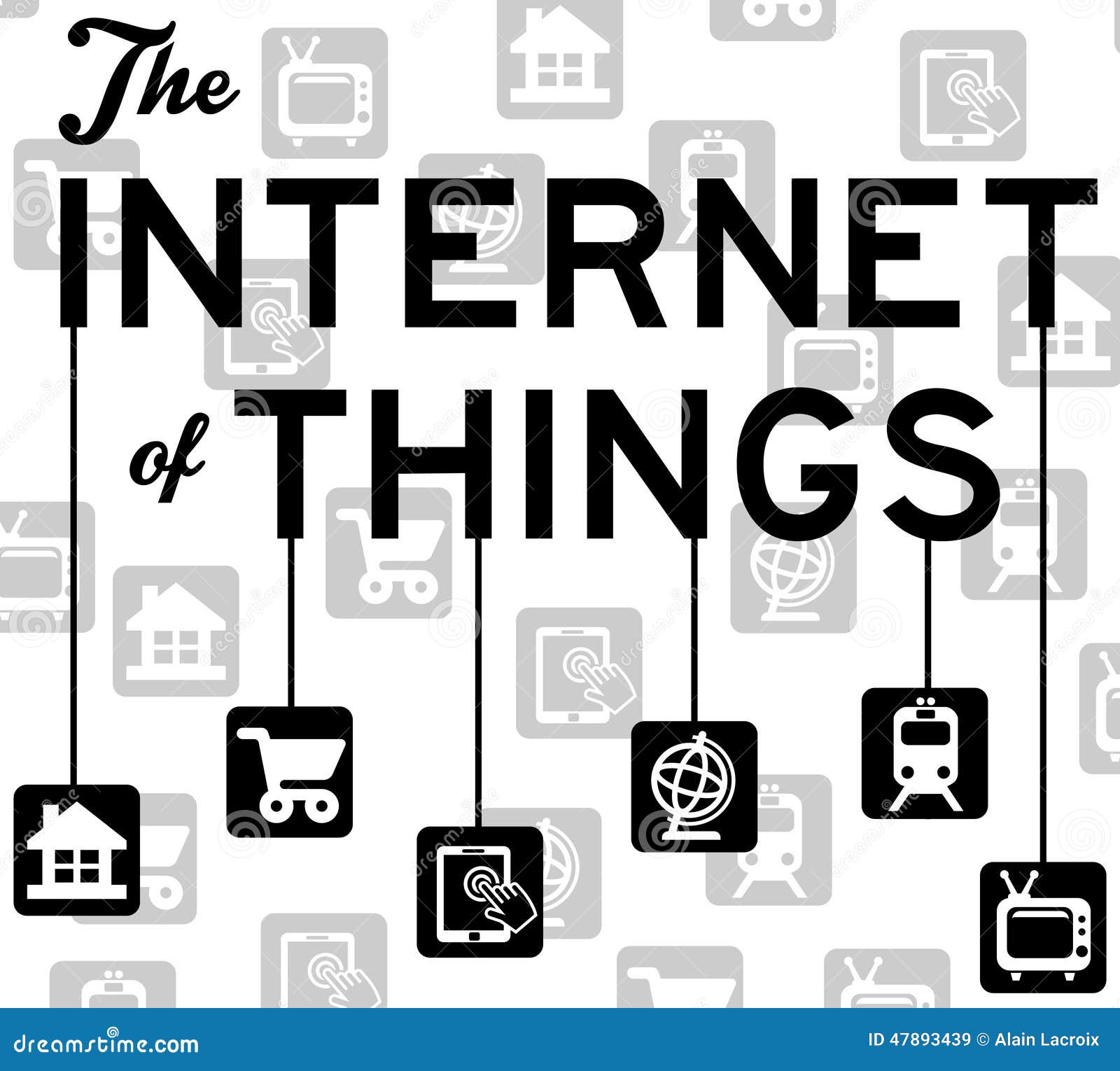 Internet of things stock illustration. Illustration of devices - 47893439