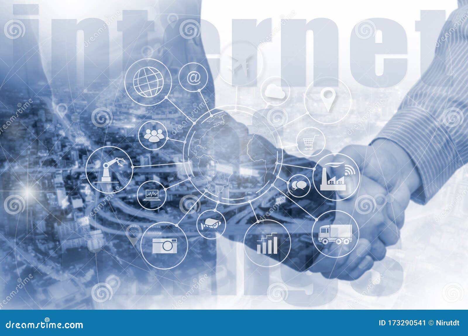 Internet of things stock image. Image of network, control - 173290541