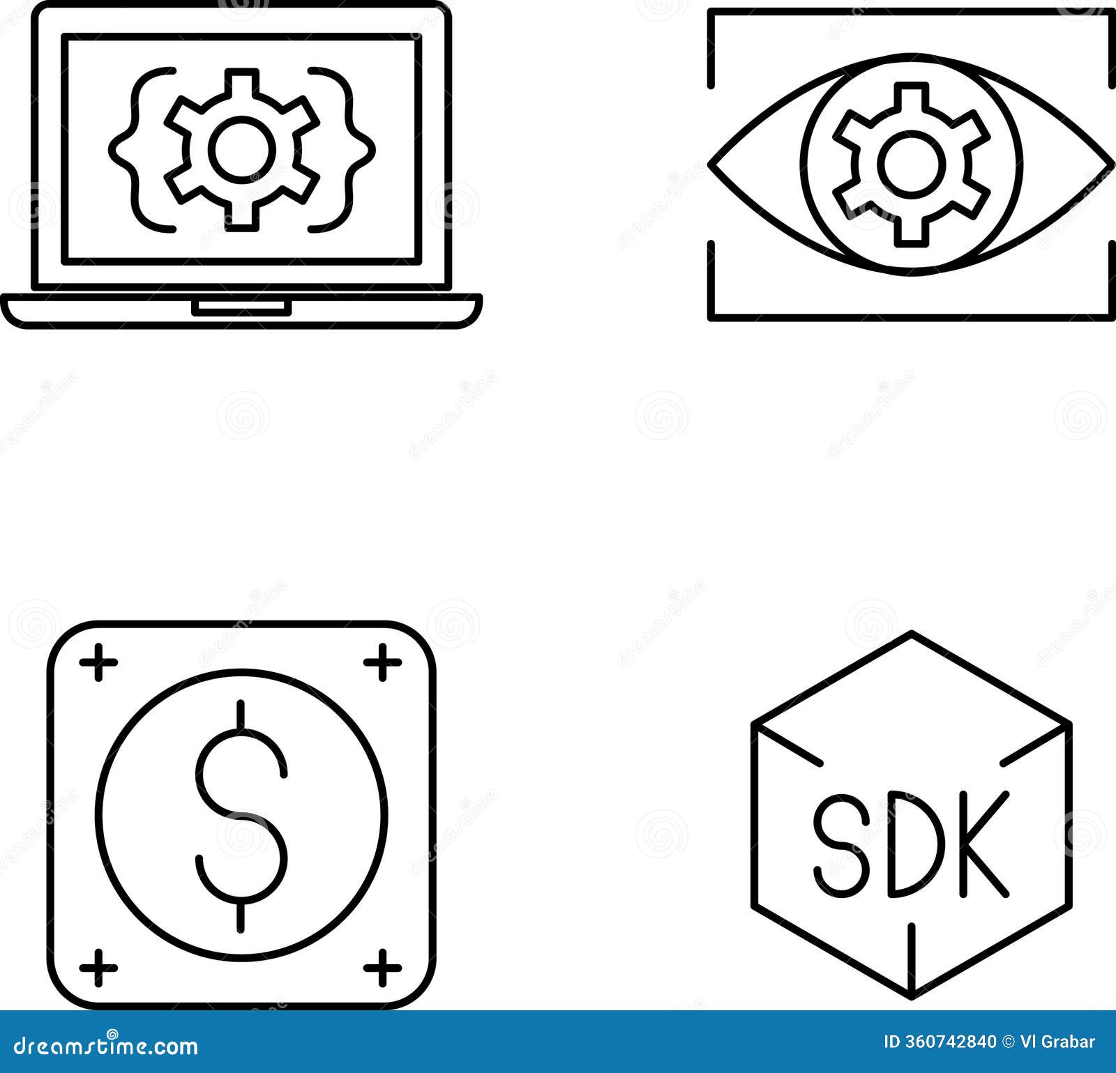 Internet of Things Icon Set. IOT Symbols Design. Smart Device. Industry ...