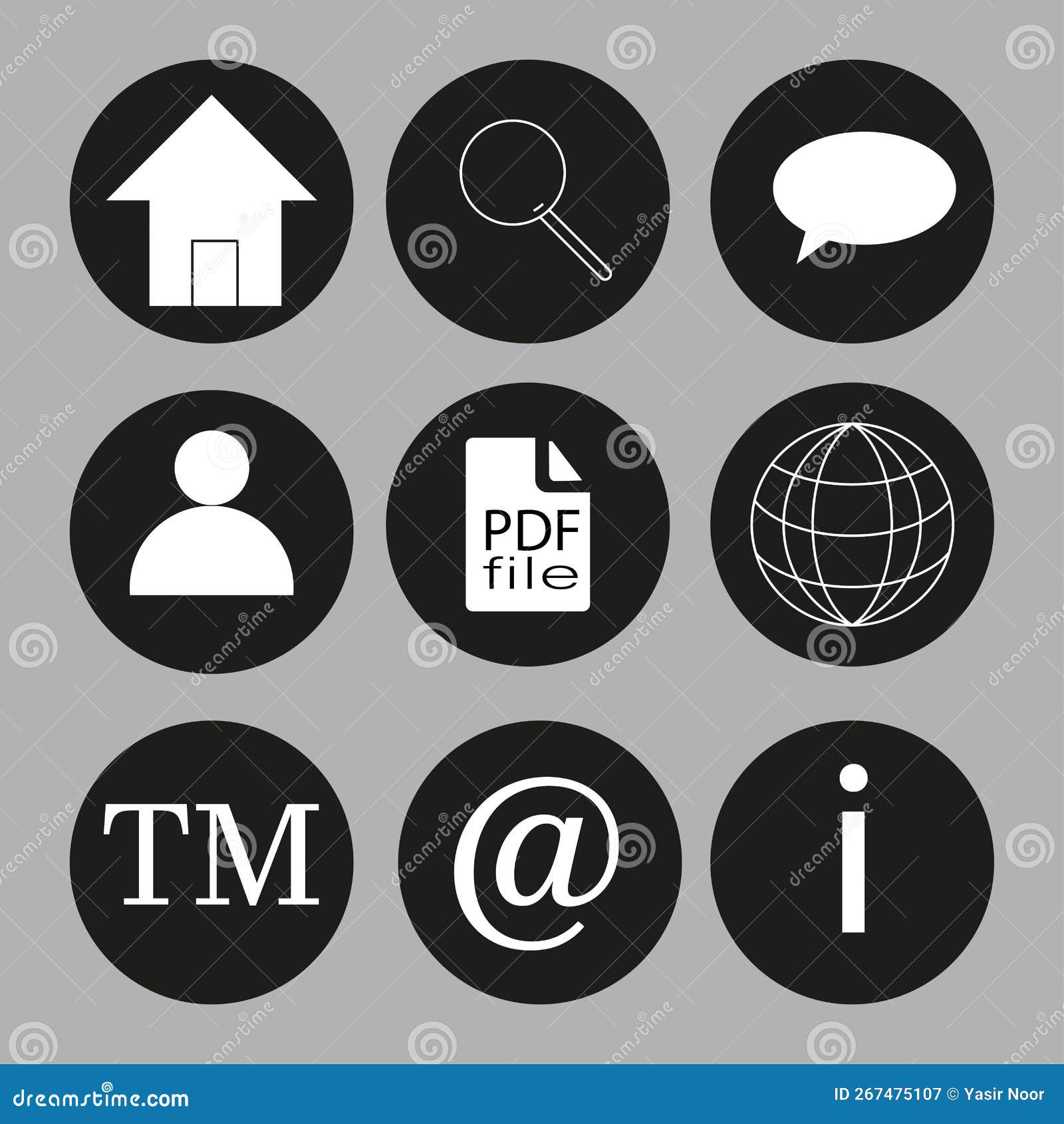 Internet - Internet of Things - Icons - Graphics Stock Illustration ...