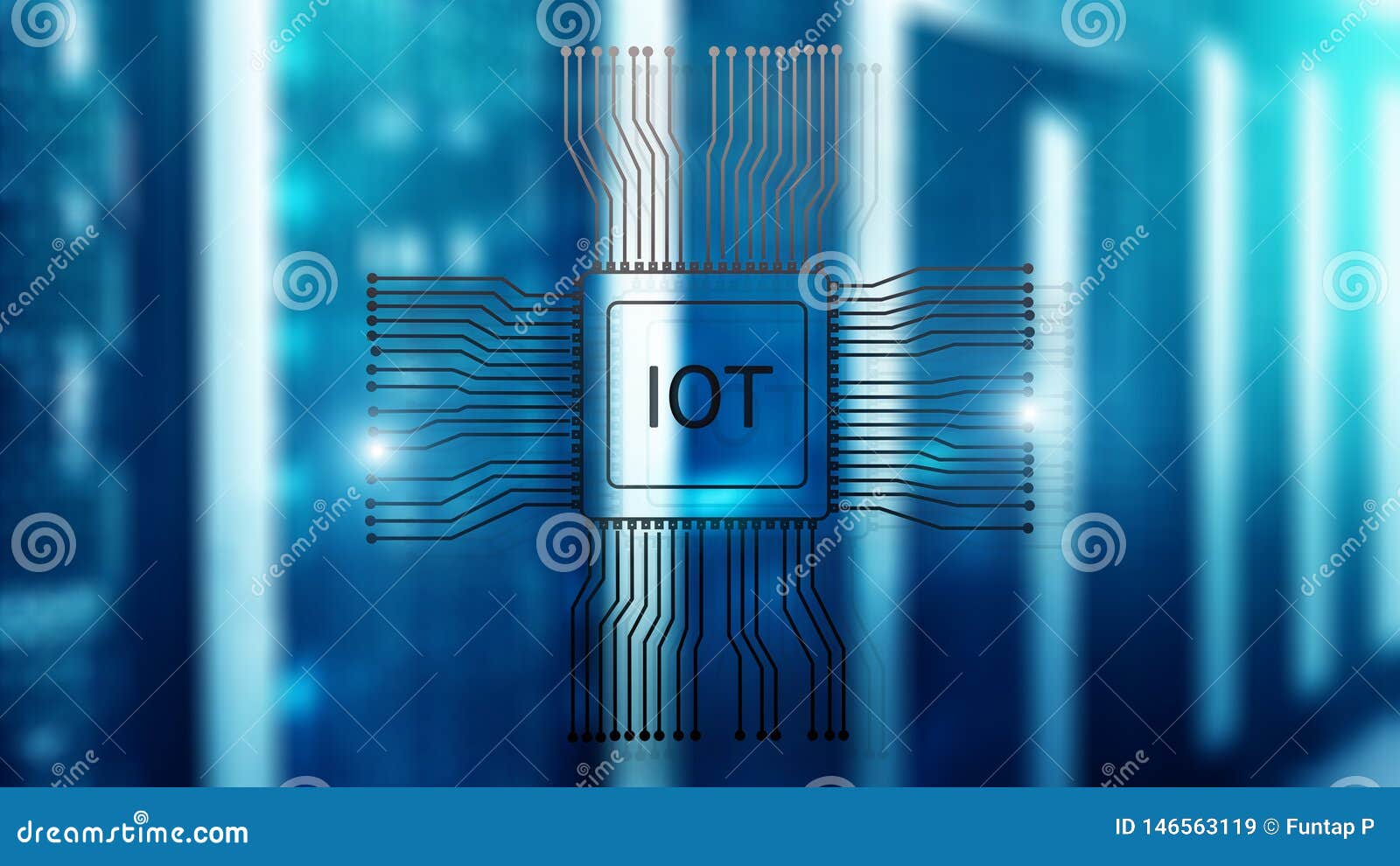 Internet of Things IoT Concept. Big Data Cloud Computing Network ...