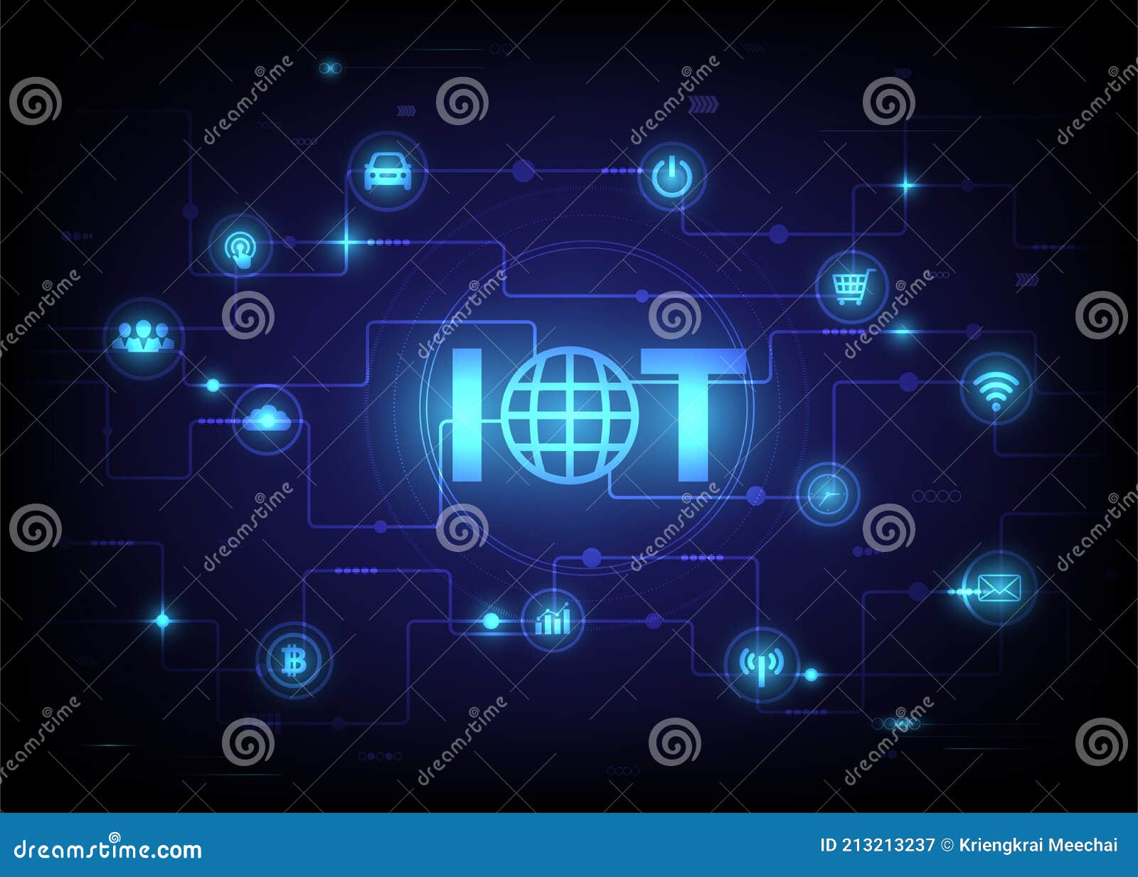 Iot2 stock illustration. Illustration of future, business - 213213237
