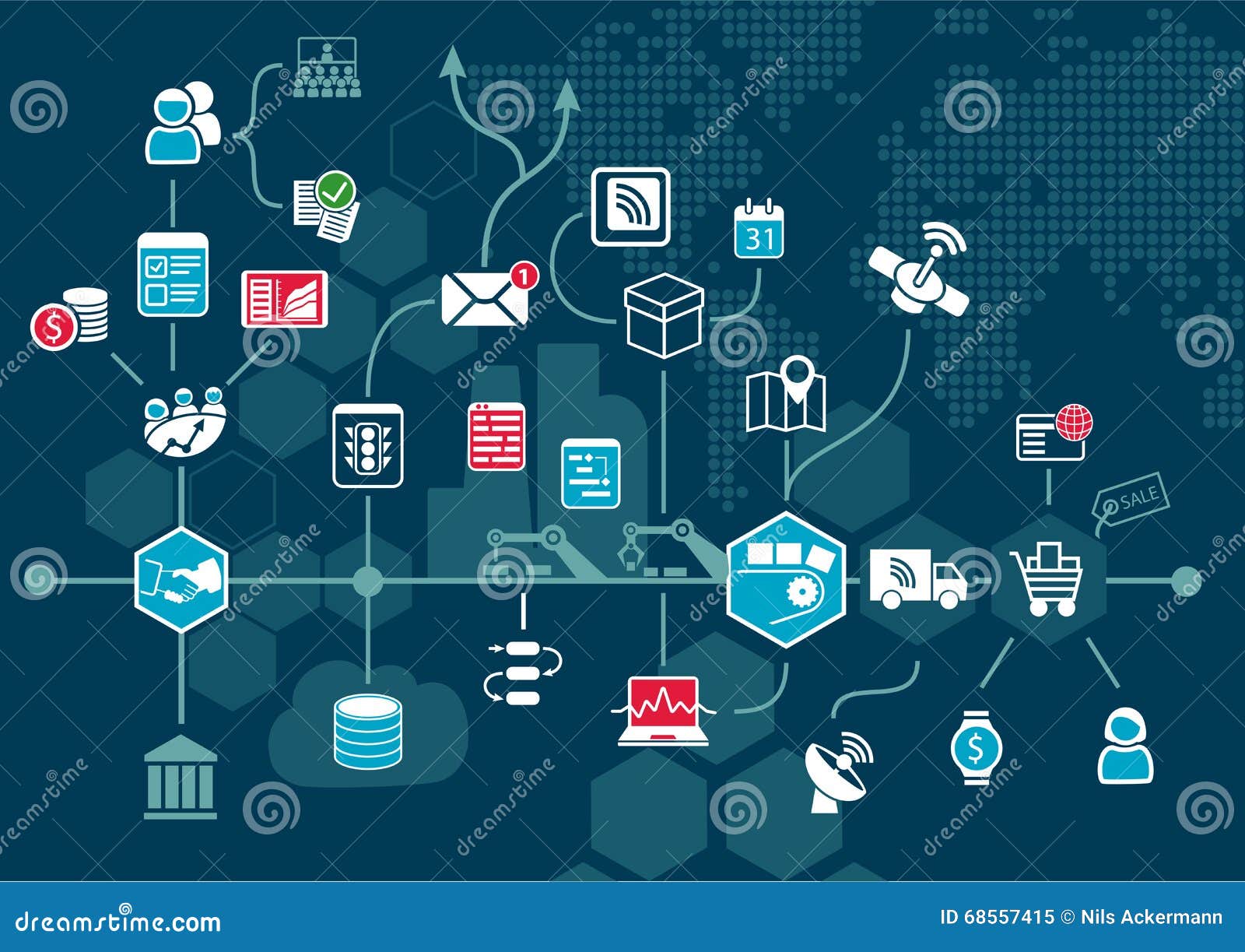 Process Chain Stock Illustrations – 6,175 Process Chain Stock ...