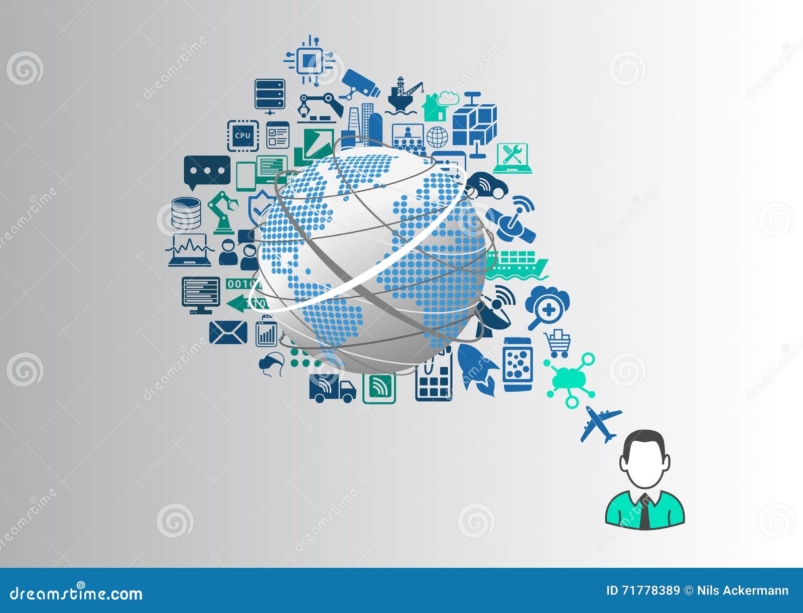 Internet of Things (IOT) and Digital Lifestyle Concept Stock Vector ... Internet of Things (IOT) and Digital Lifestyle Concept Stock Vector ...