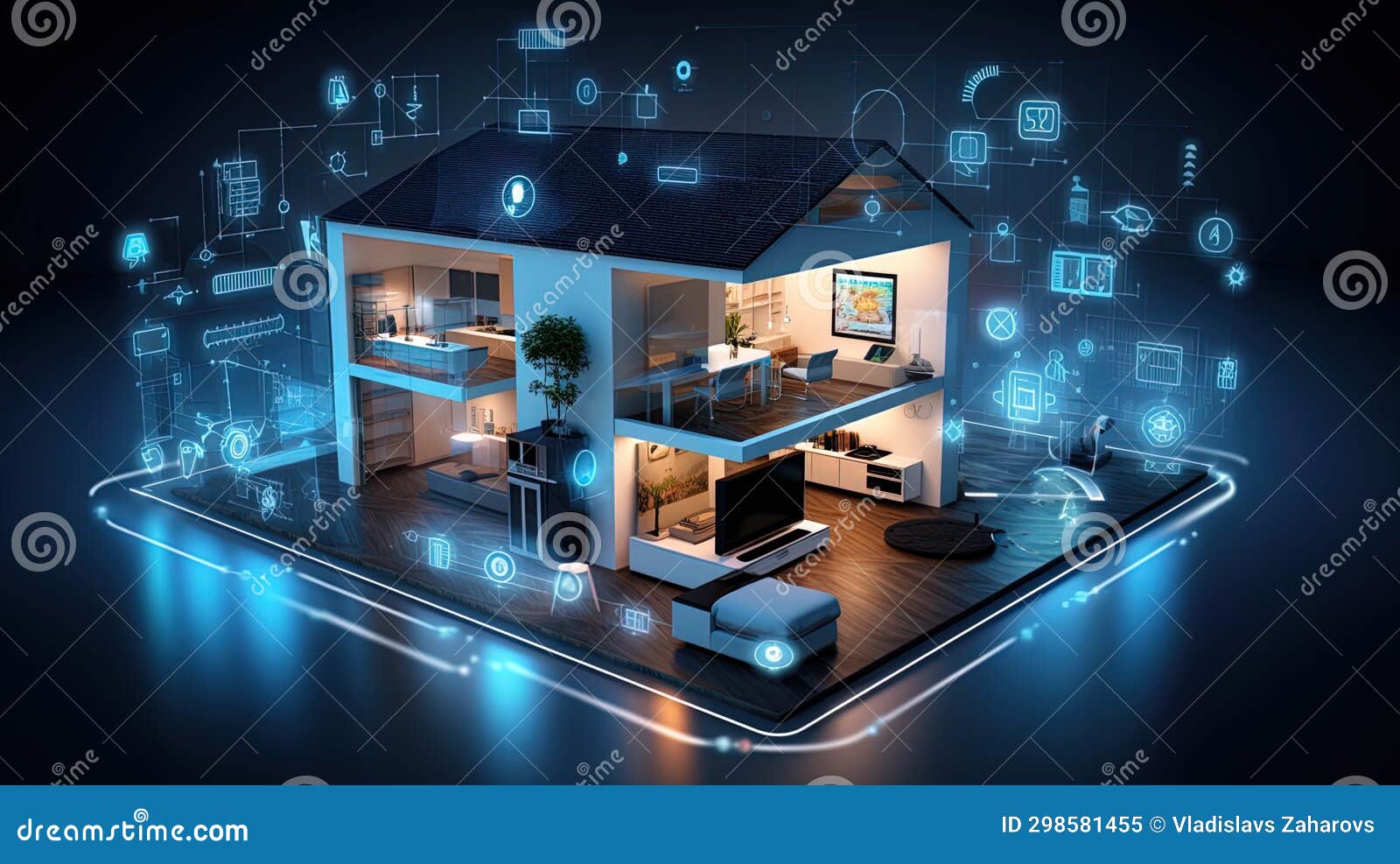 Internet of Things (IOT): Smart Devices in the House Interacting with ...