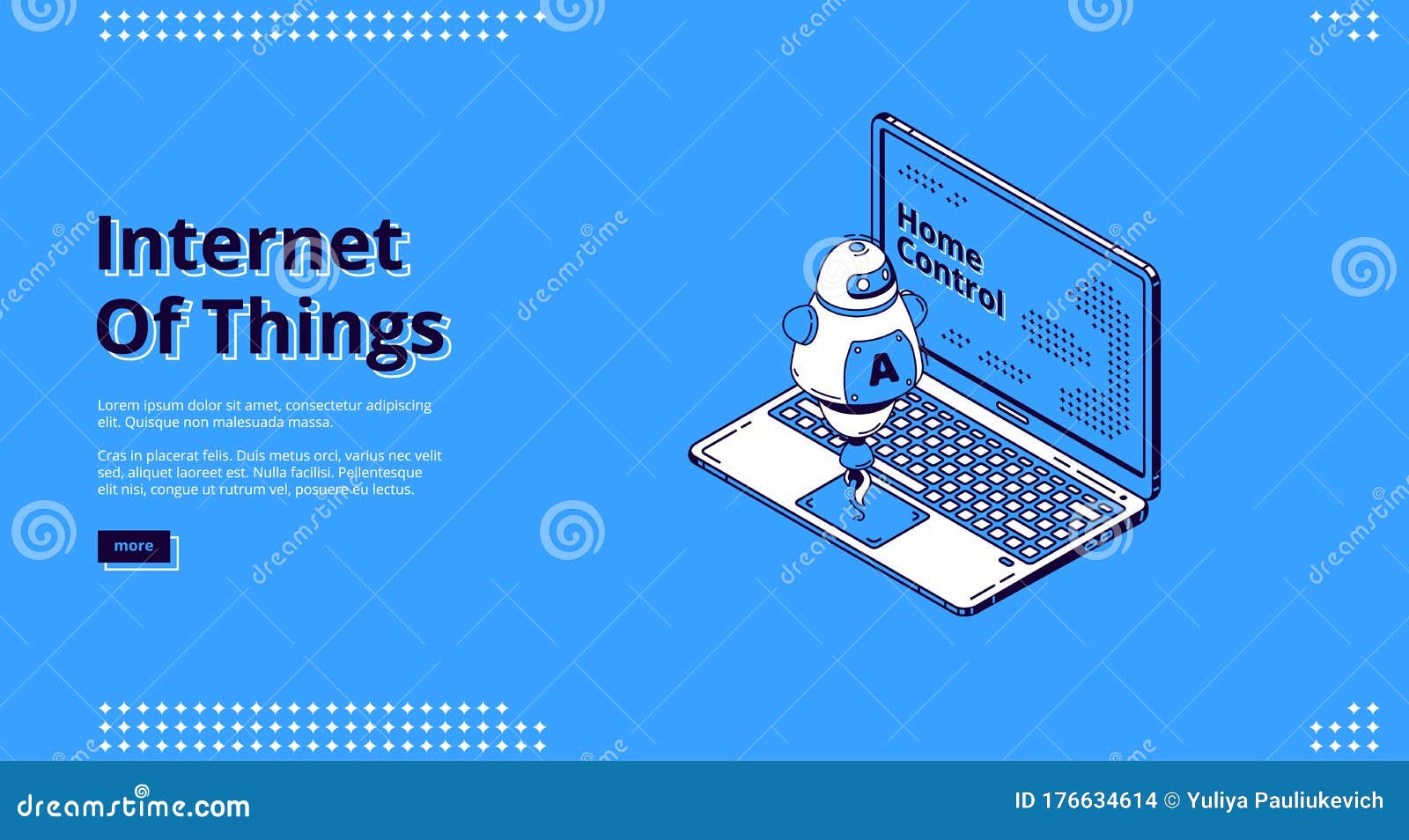 Internet of Things Isometric Web Banner, Iot. Stock Vector ...