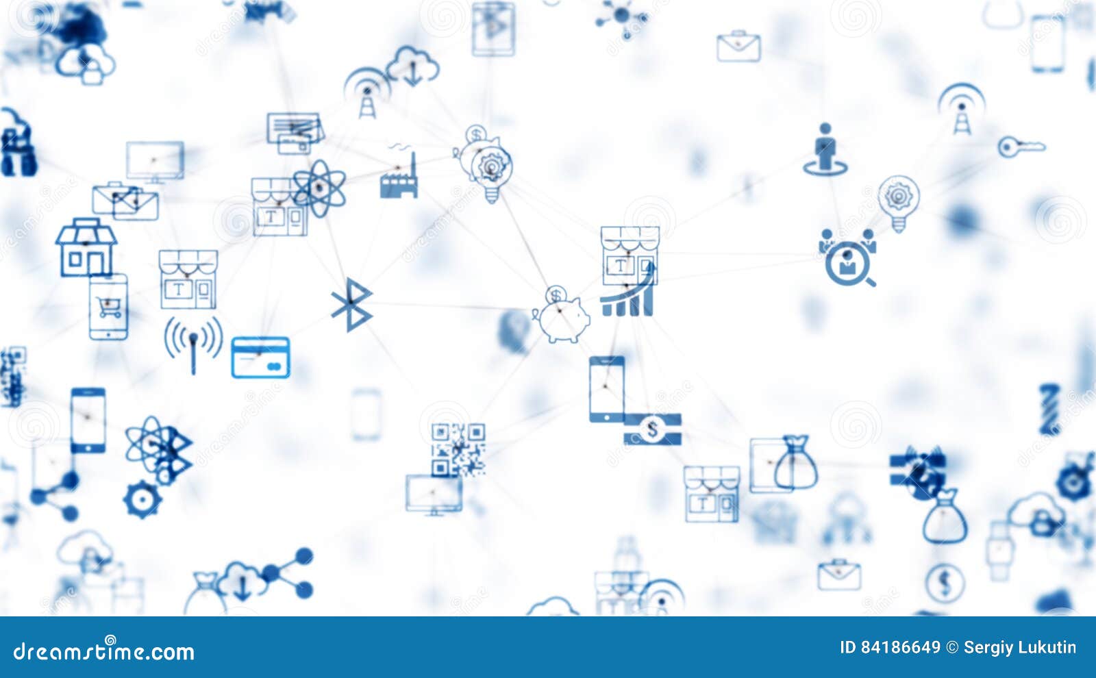 Internet of Things, Symbol of it Industry Stock Illustration ...
