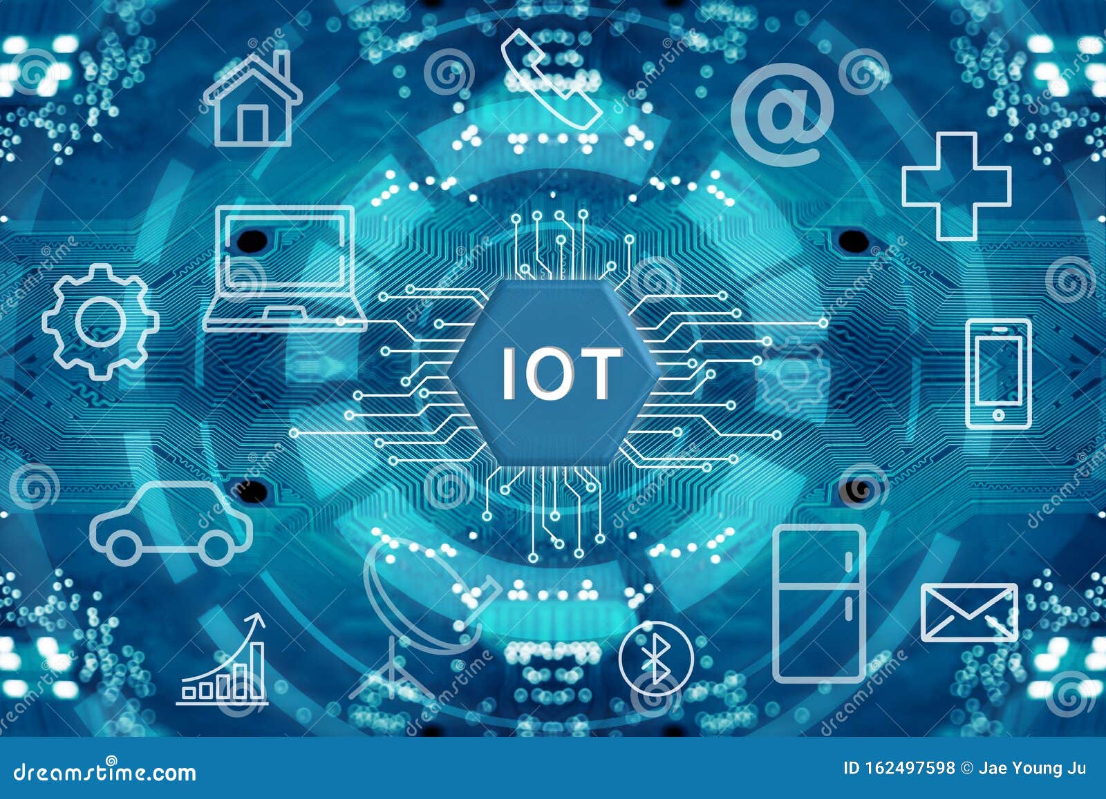 Internet of Things, Wireless Communication Network, Abstract Image ... Internet of Things, Wireless Communication Network, Abstract Image ...