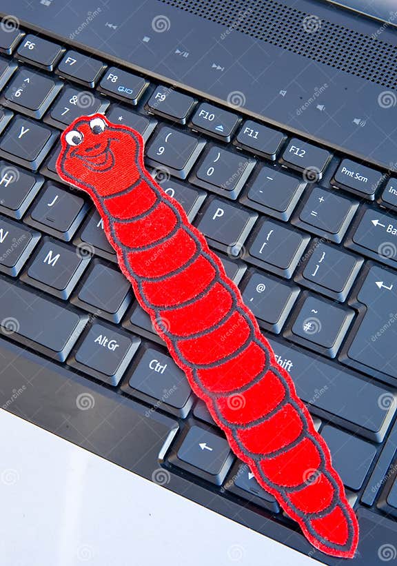 Internet threat: worm. stock photo. Image of scanning - 11909546