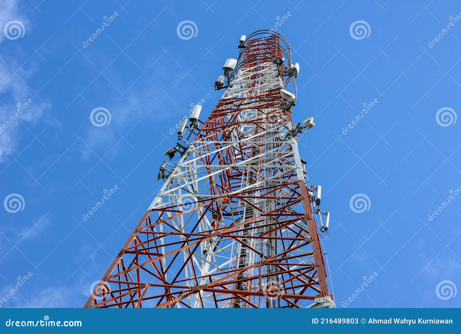 Internet tower stock image. Image of architecture, industry - 216489803