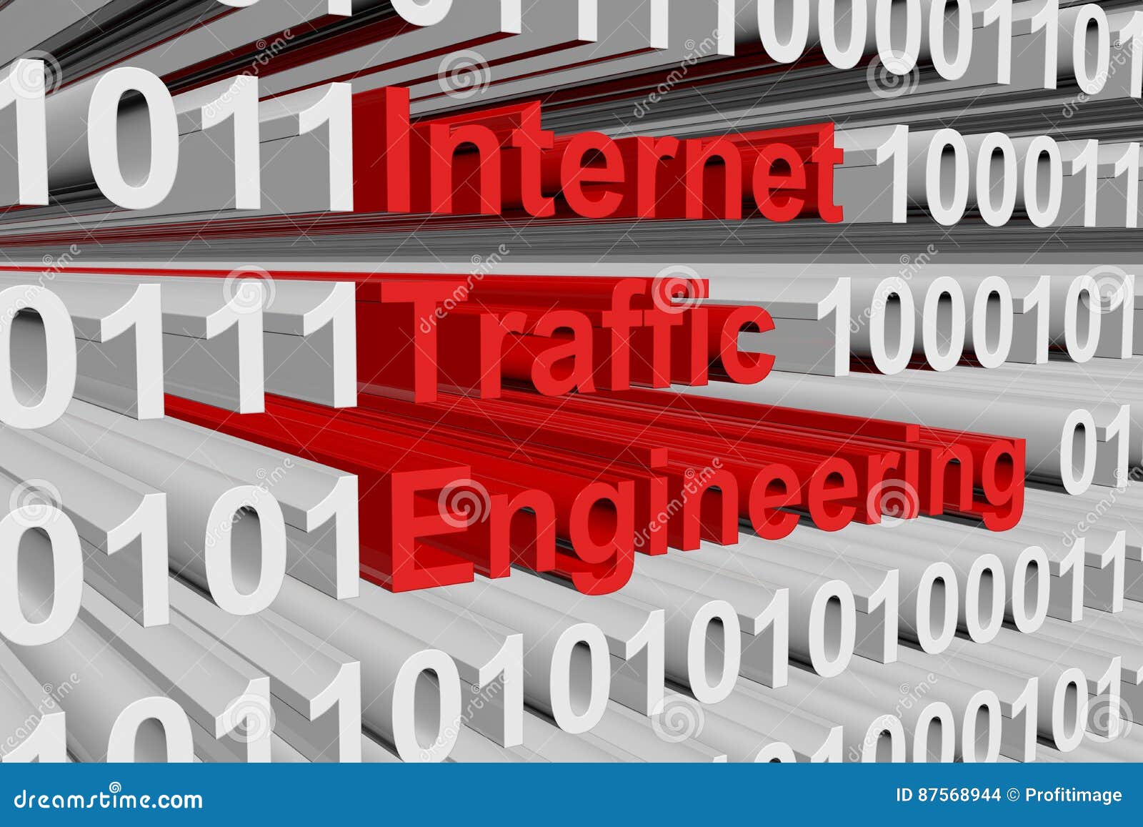 Internet Traffic Engineering Stock Illustration - Illustration of ...