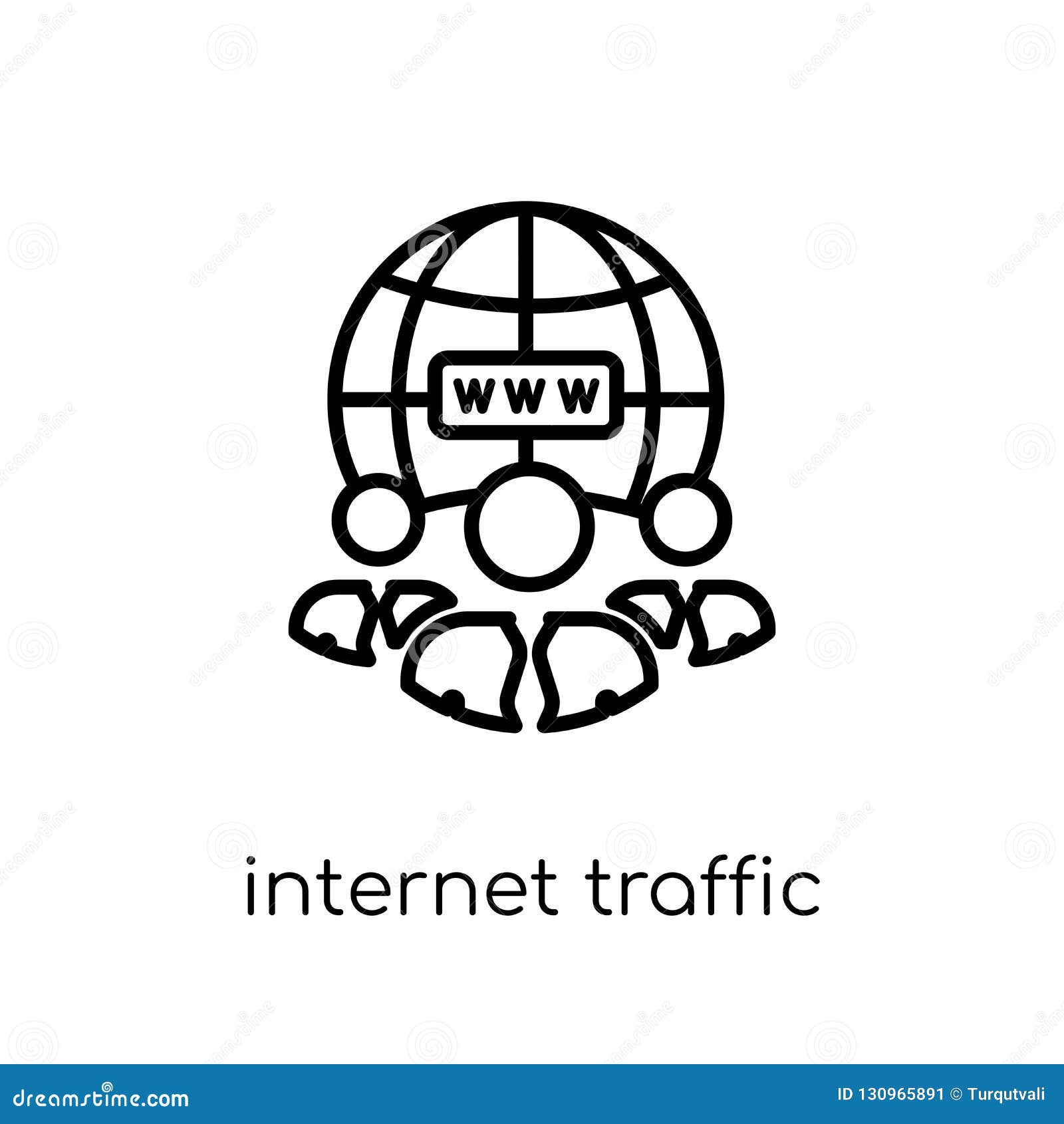 Internet Traffic Icon