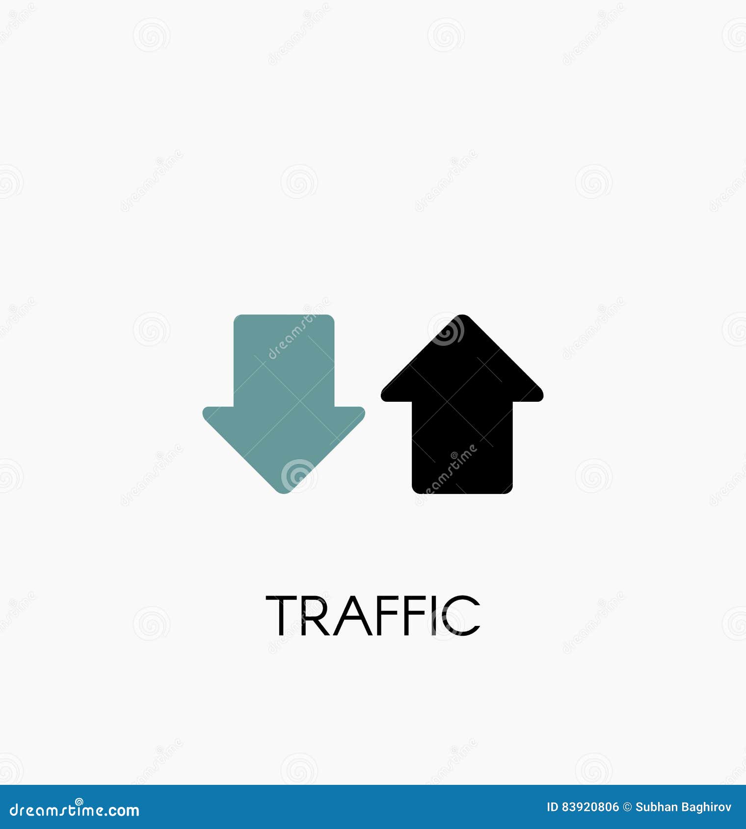 Internet Traffic Icon Vector Illustration Stock Vector - Illustration ...