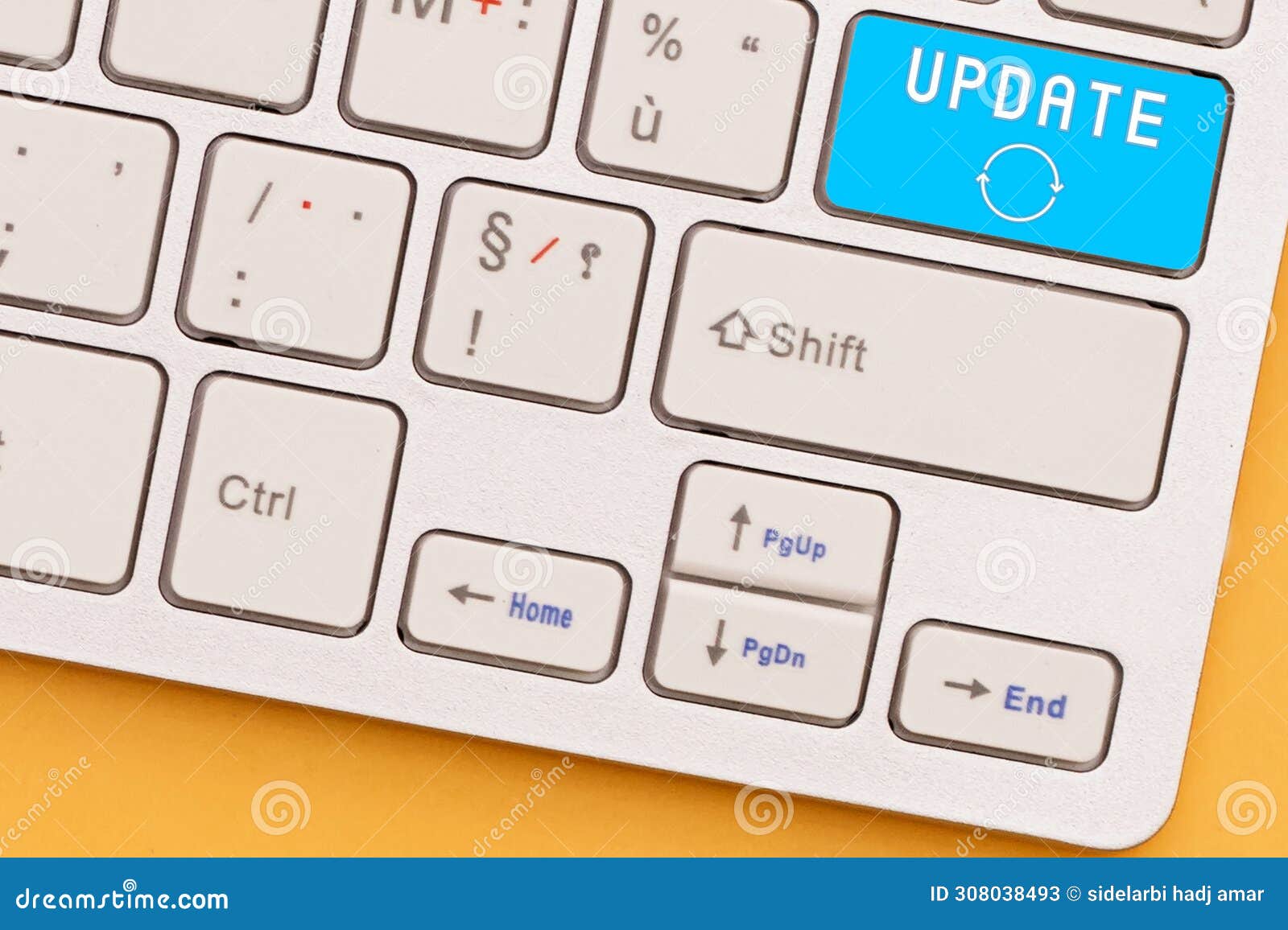 Internet Update Button On Computer Keyboard Stock Image Image Of Program Concept 308038493