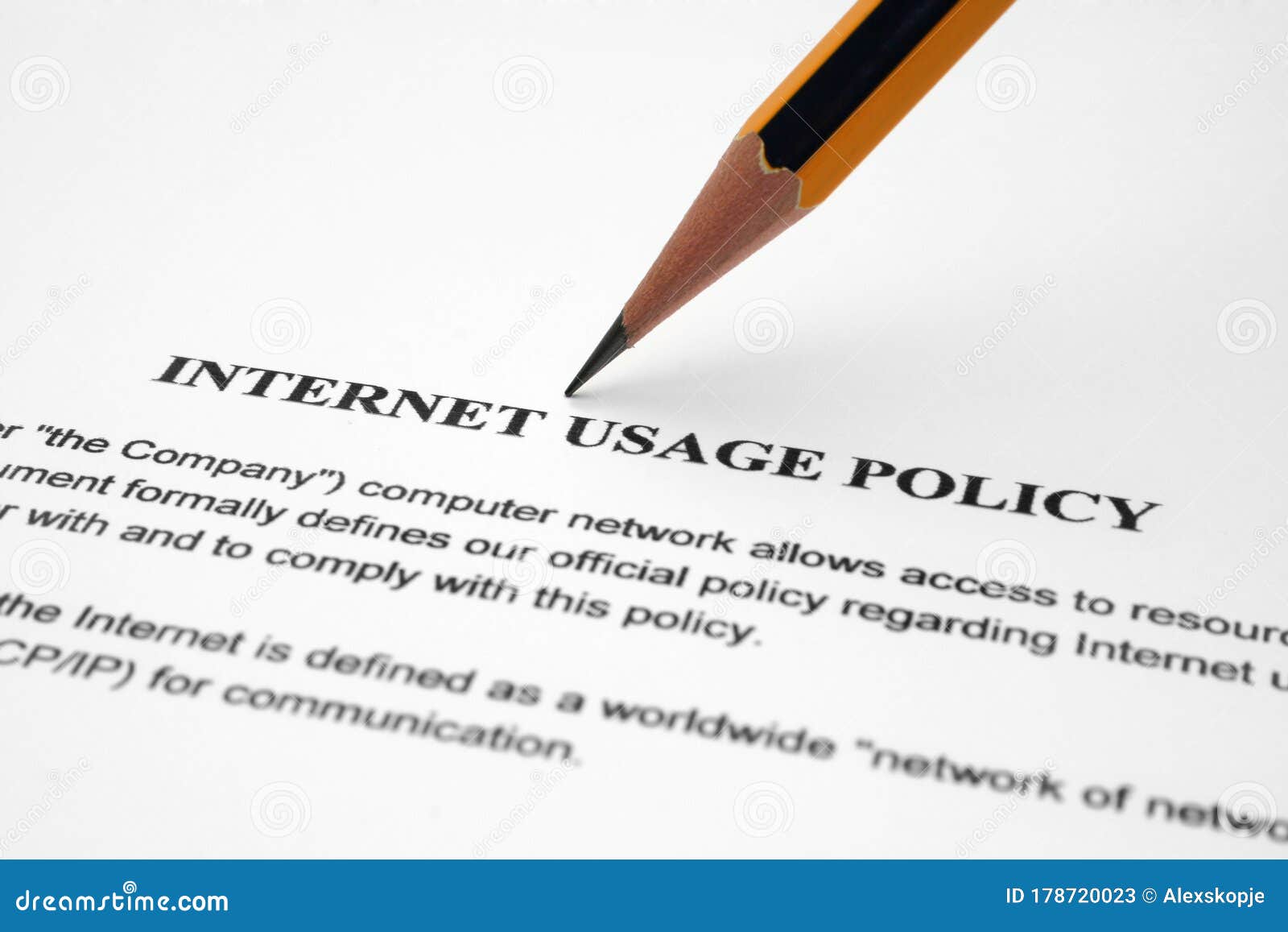 Internet usage policy stock image. Image of media, policy - 178720023
