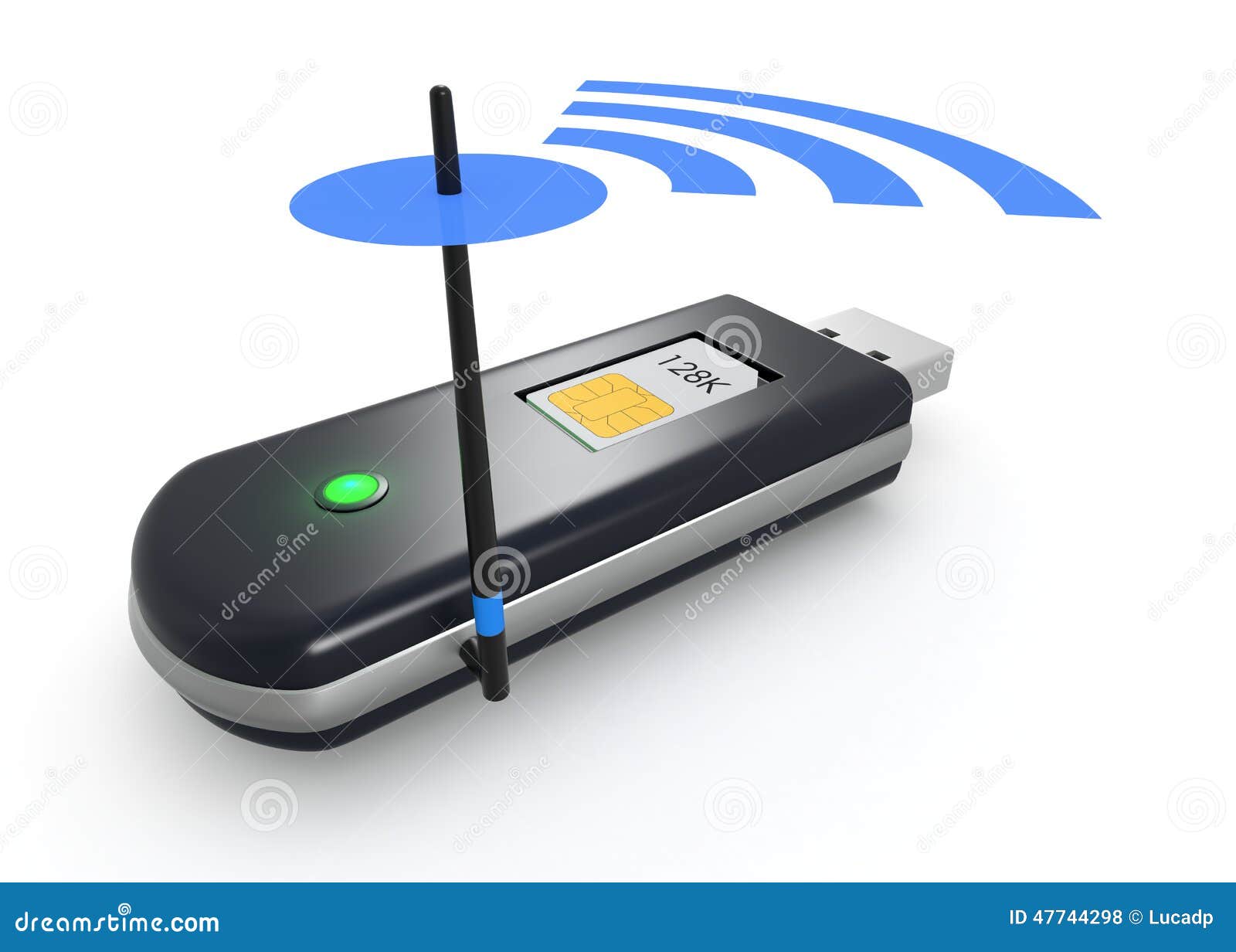 Internet usb key stock illustration. Illustration of render - 47744298