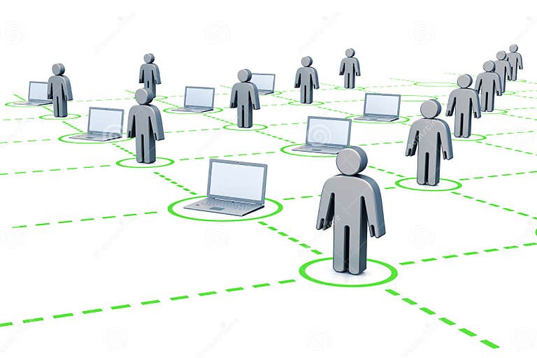 Internet users stock illustration. Illustration of connection - 18901604