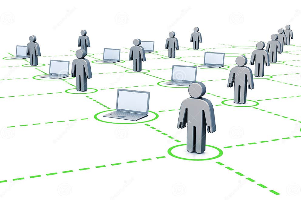 Internet users stock illustration. Illustration of connection - 18901604