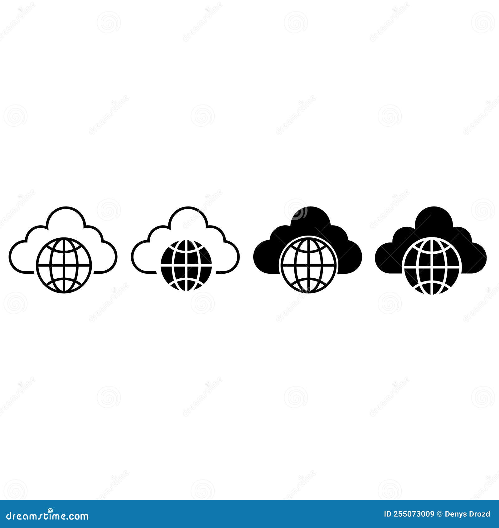 Internet Vector Icon Set. Cloud Service Illustration Sign Collection ... Internet Vector Icon Set. Cloud Service Illustration Sign Collection ...