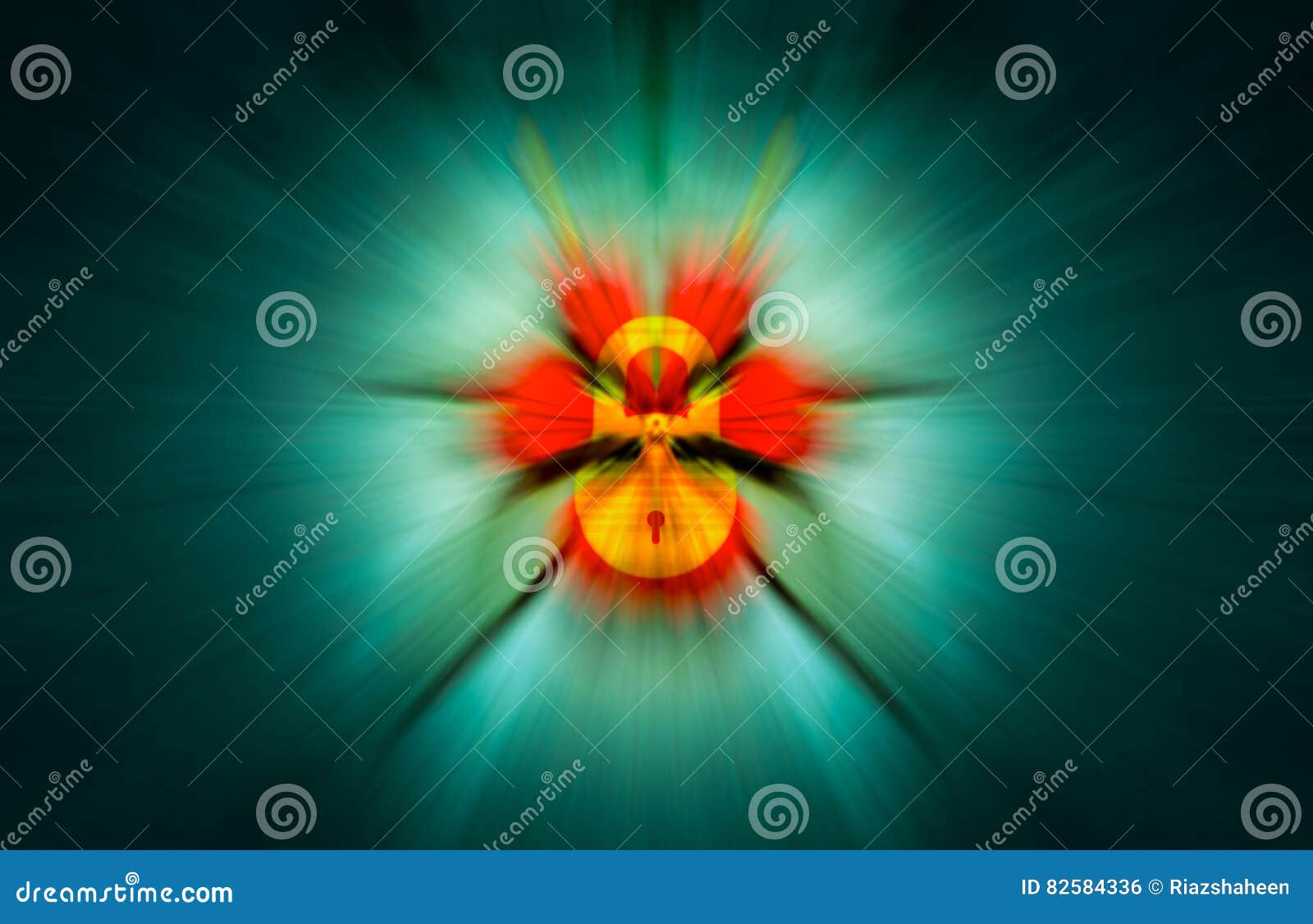 Internet Vulnerability Concept with Padlock Blended Over Backdrop Stock ...