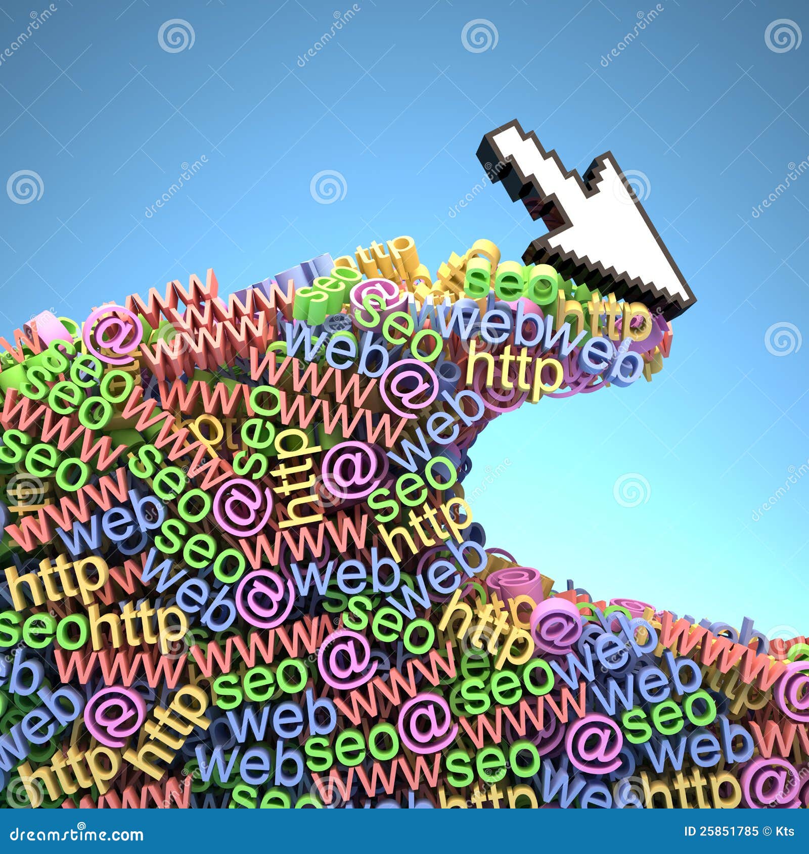 Internet Wave stock illustration. Illustration of arrow - 25851785