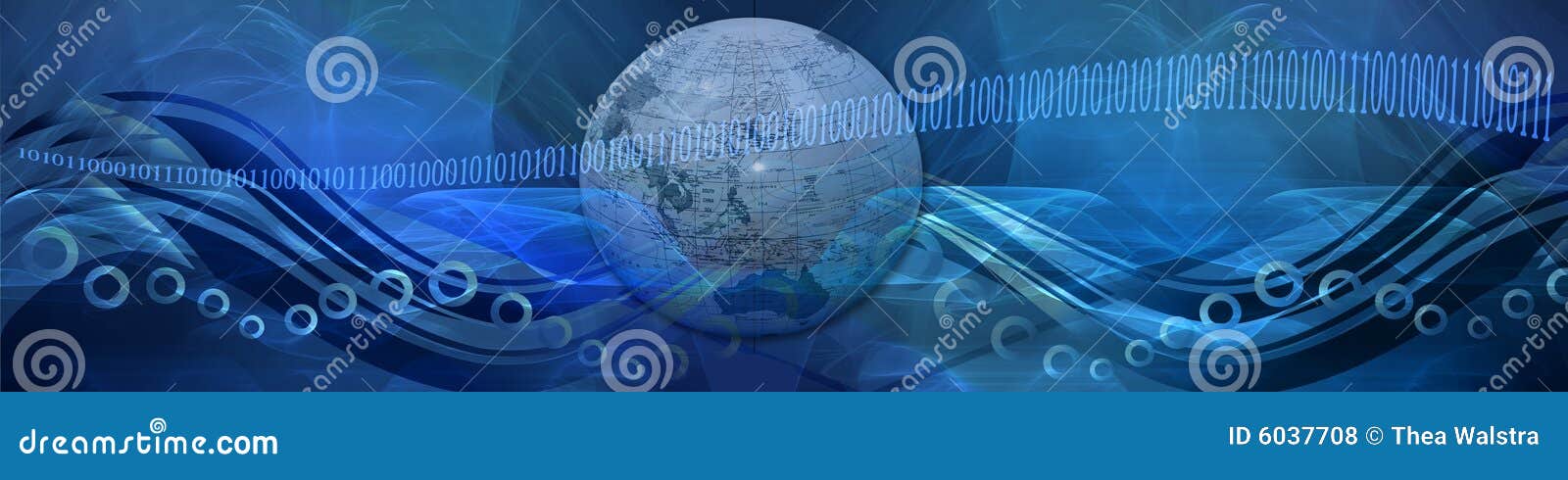 Internet Waves and Connections Stock Illustration - Illustration of ...