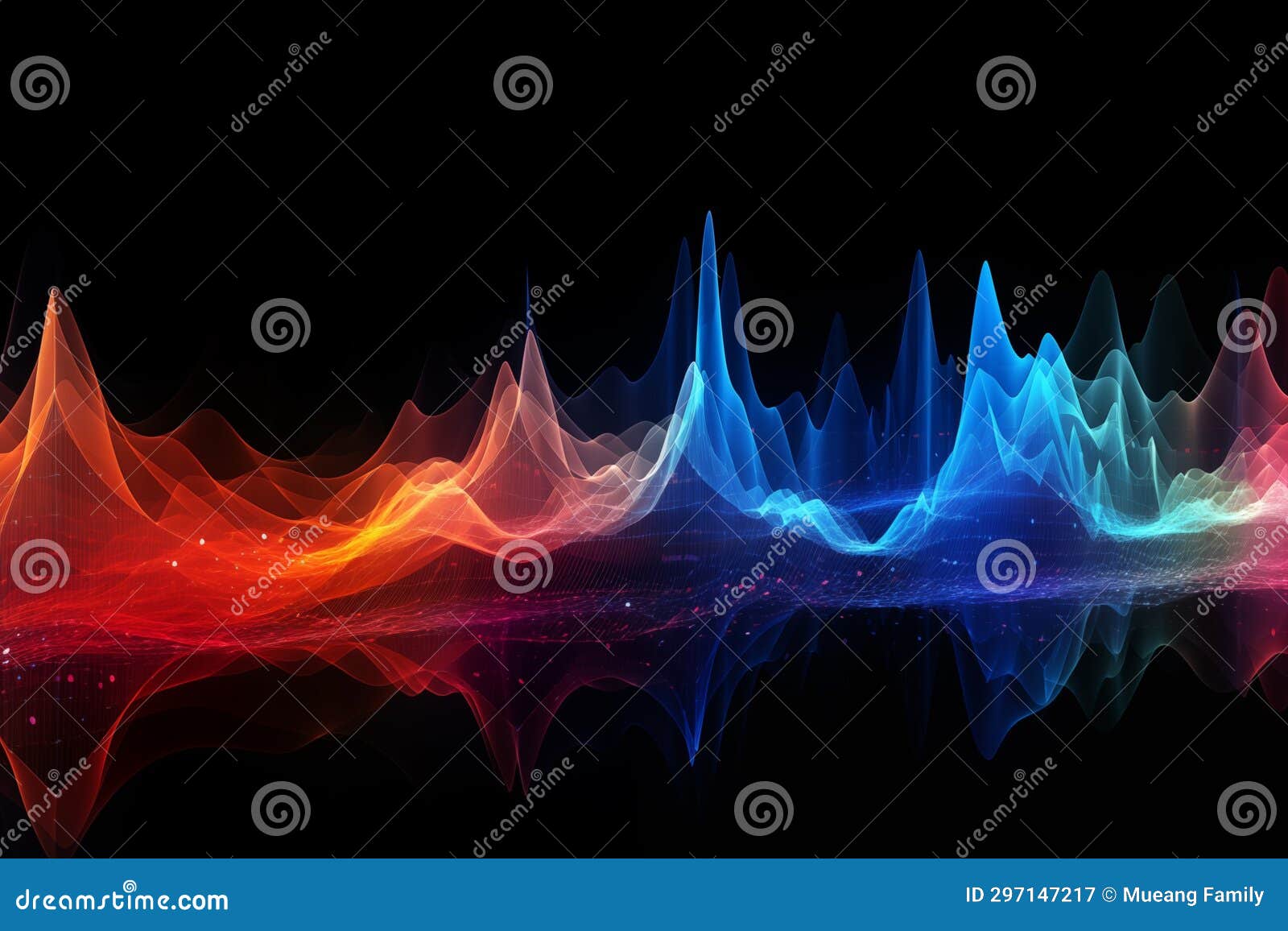Internet Waves Signal of Light Dance Across Technology Background ...