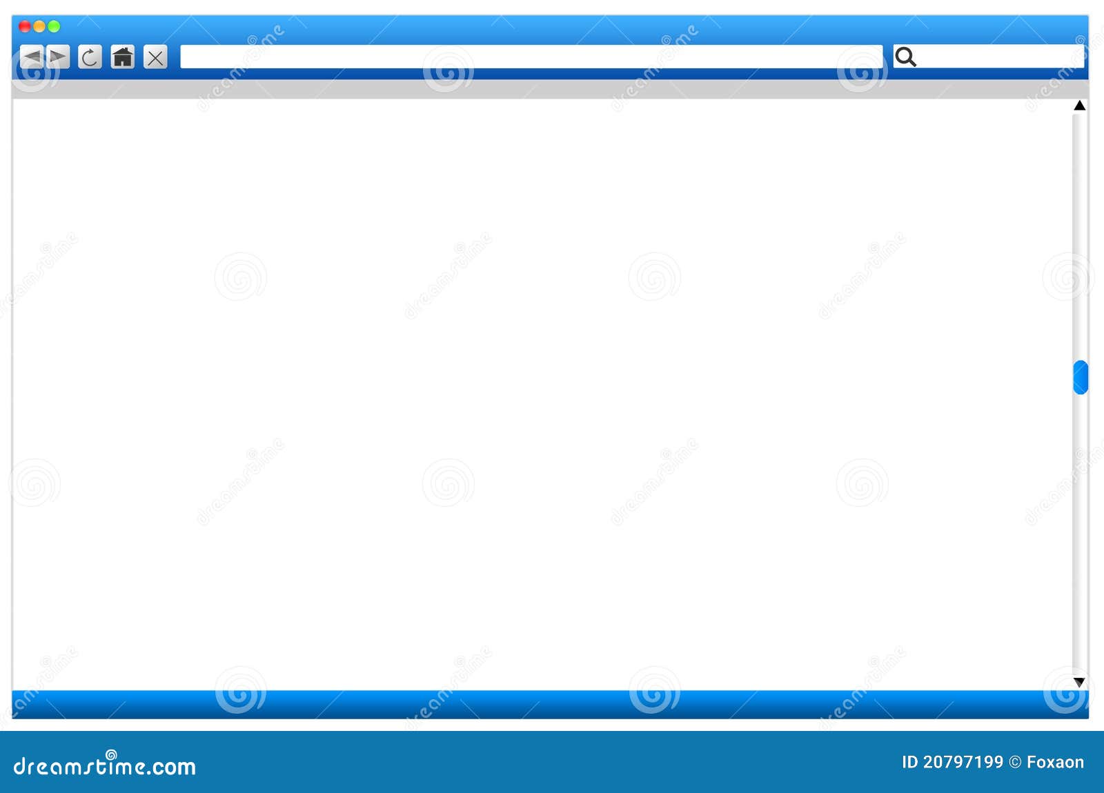 Internet Web Browser Concept with Room To Add Page Stock Illustration ...