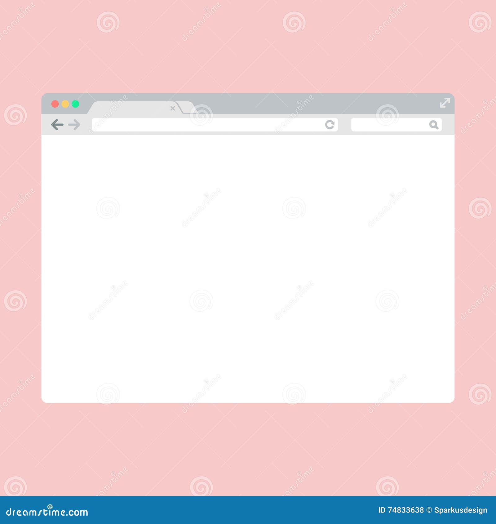Internet Web Browser Window Stock Vector - Illustration of button ...