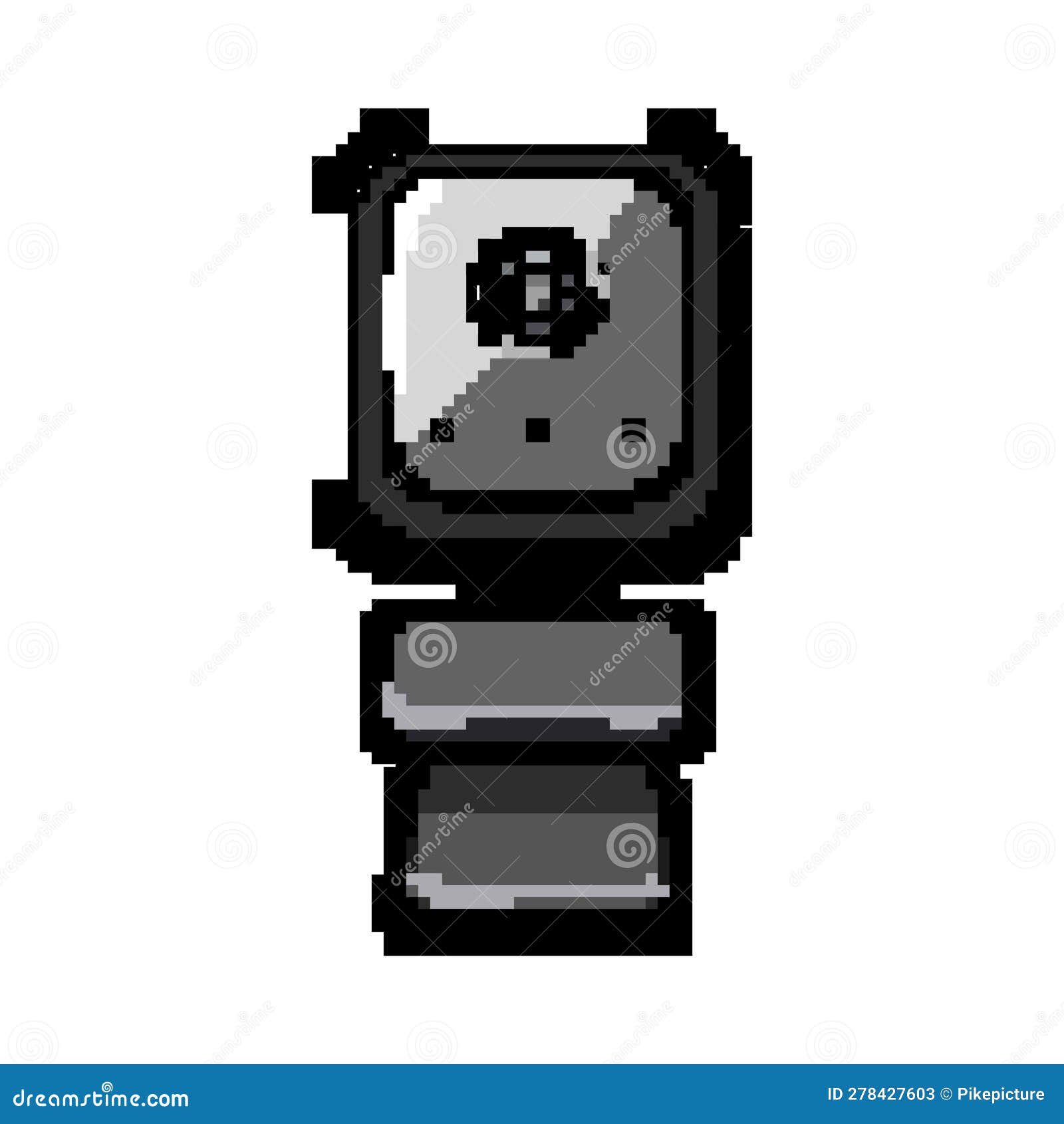 Internet Web Camera Game Pixel Art Vector Illustration Stock Vector ...