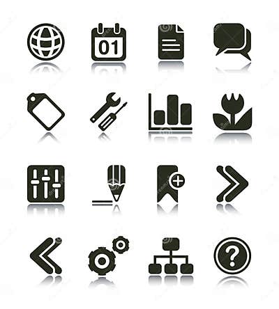 Internet & Web Icon stock vector. Illustration of icons - 6540454